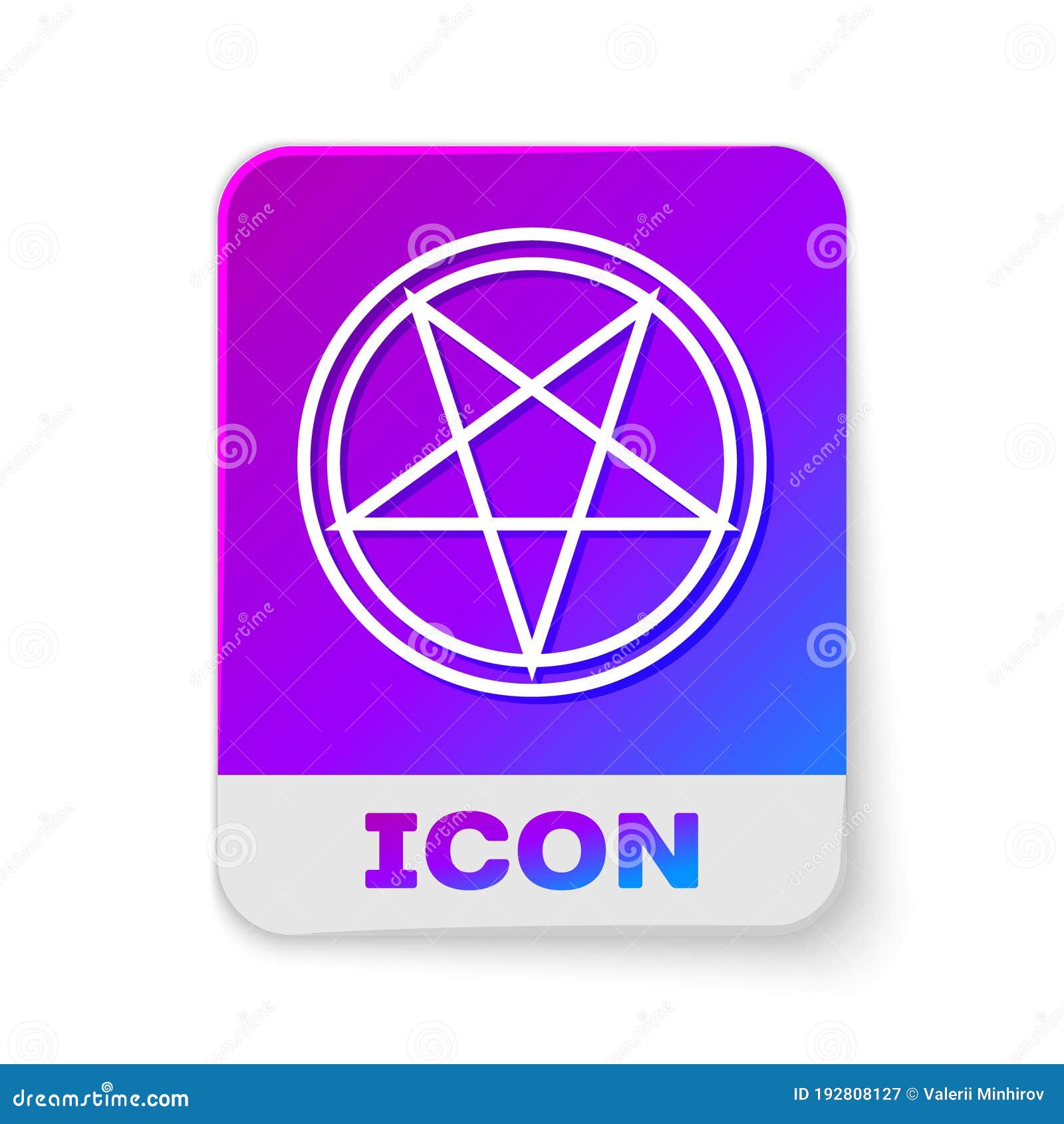 Two Color Satanic Church Vector Icon From Religion Concept. Isolated ...