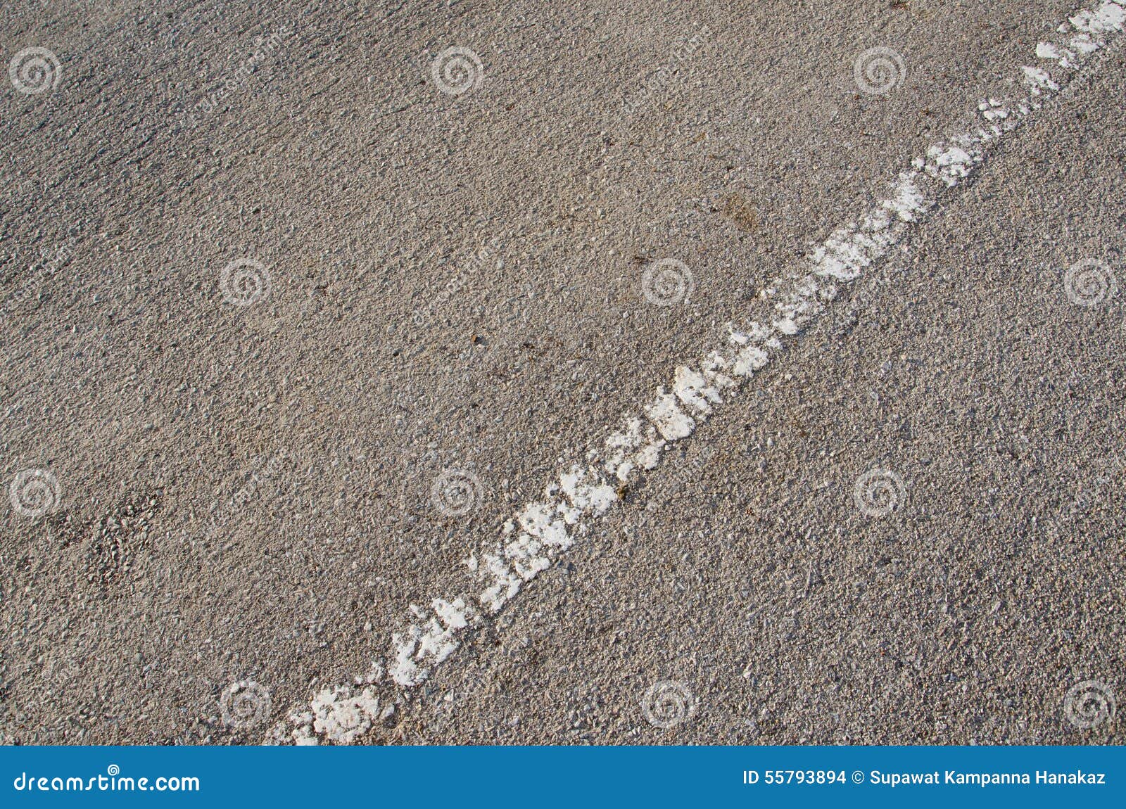 White line on the road stock photo. Image of dirty, stone - 55793894