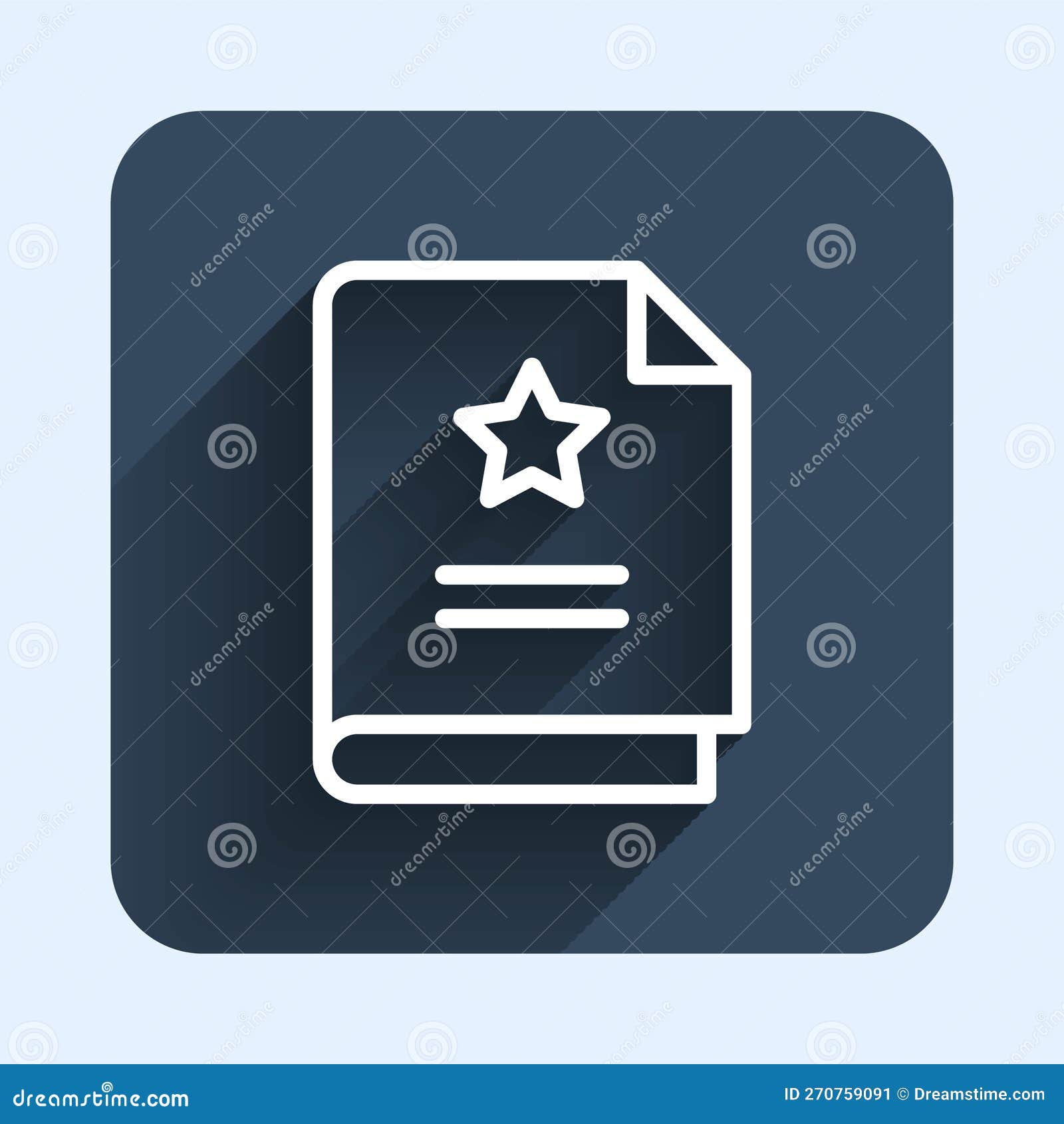 White Scenario Icon Isolated On White Background. Script Reading ...