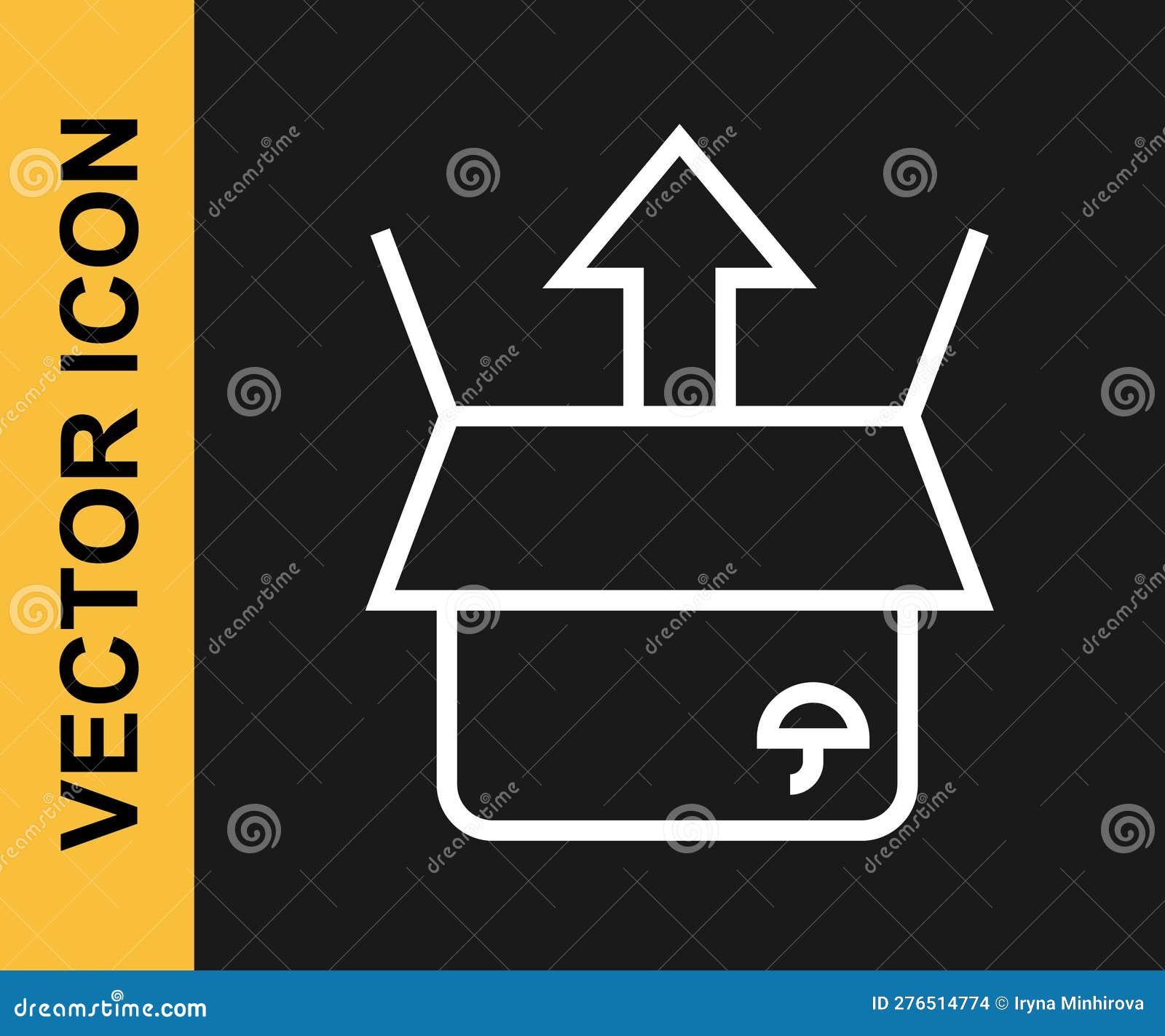 Unboxing Icon Cartoon Vector | CartoonDealer.com #266542623