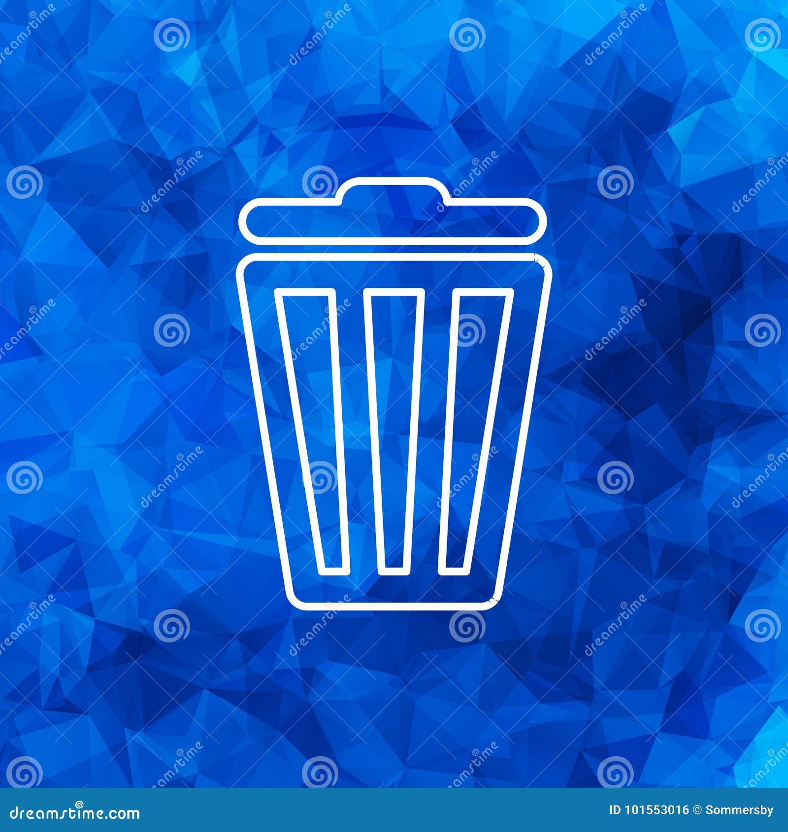 Linear Trash Bag Icon From Cleaning Outline Collection. Thin Line Trash ...