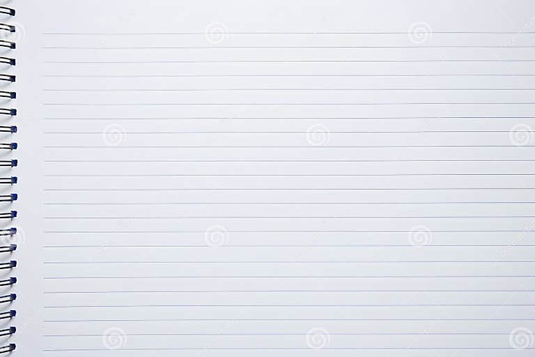 White Lined Paper Background for Design Stock Illustration ...