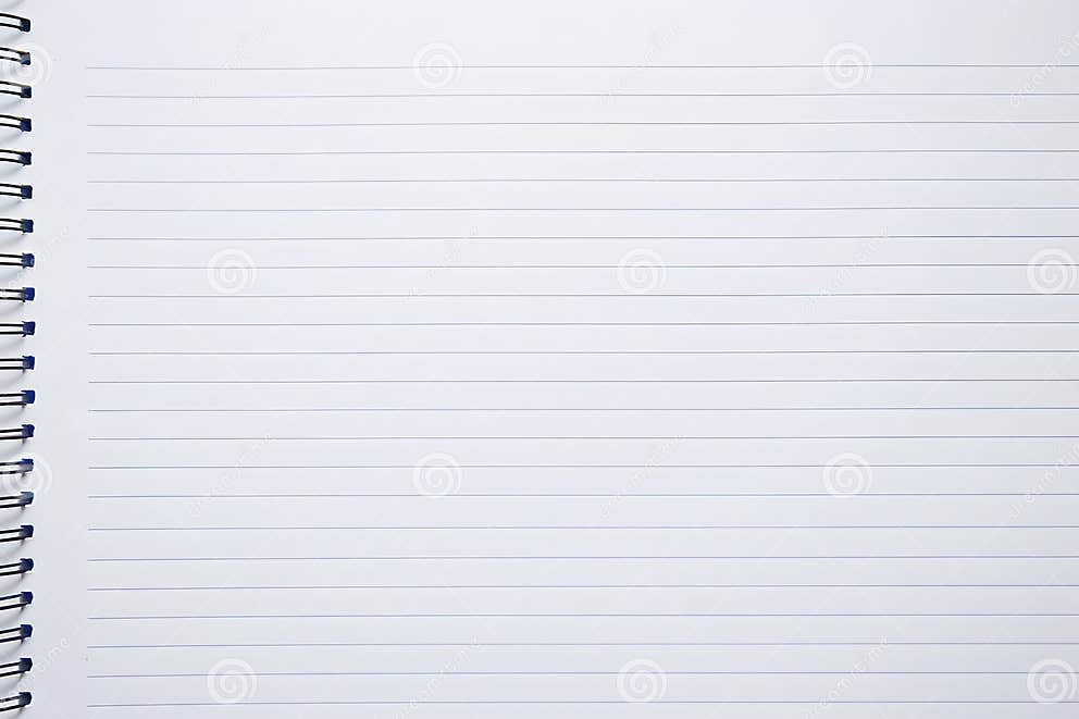 White Lined Paper Background for Design Stock Illustration ...