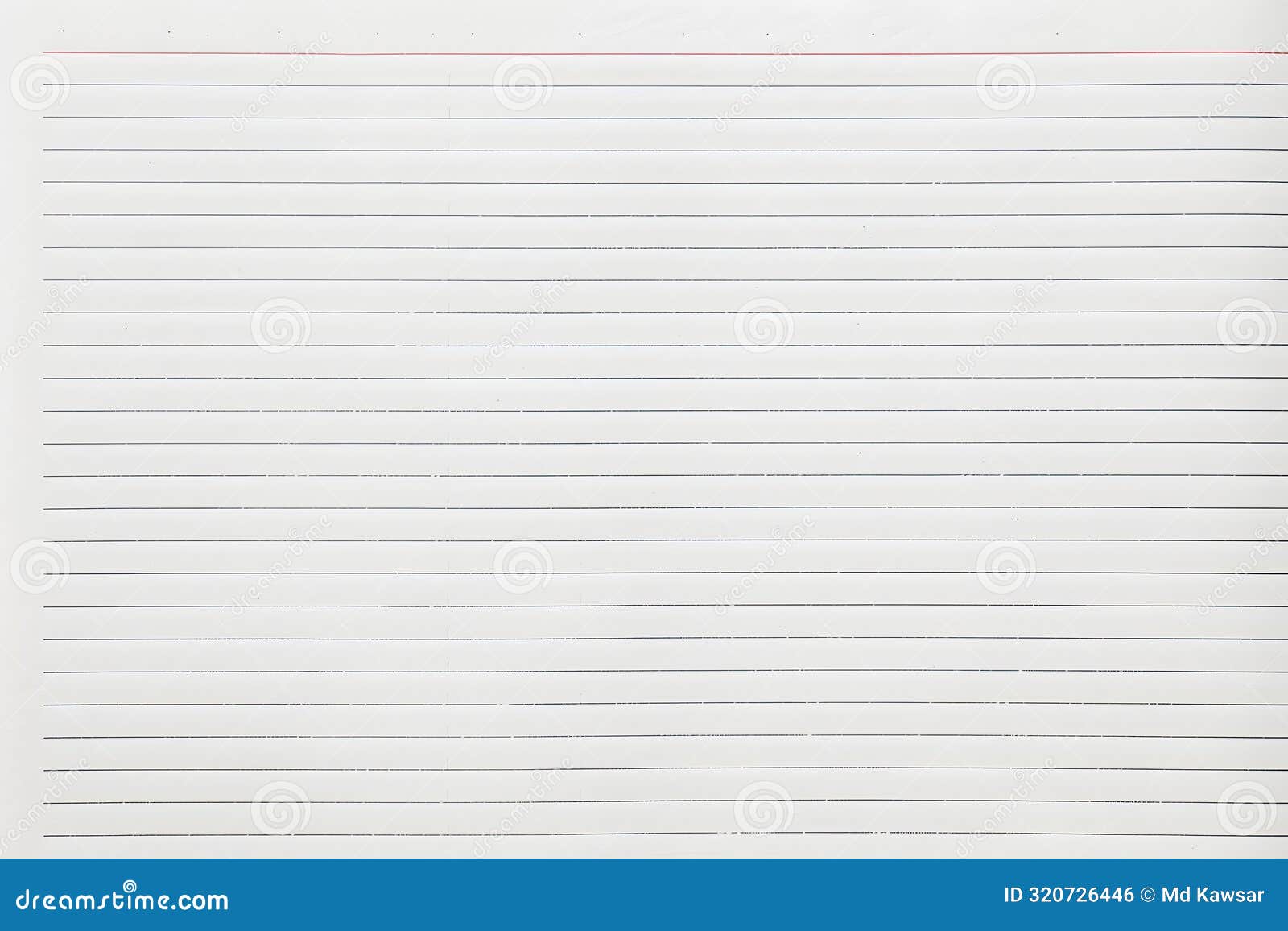White Lined Paper Background for Design Mockup Stock Illustration ...