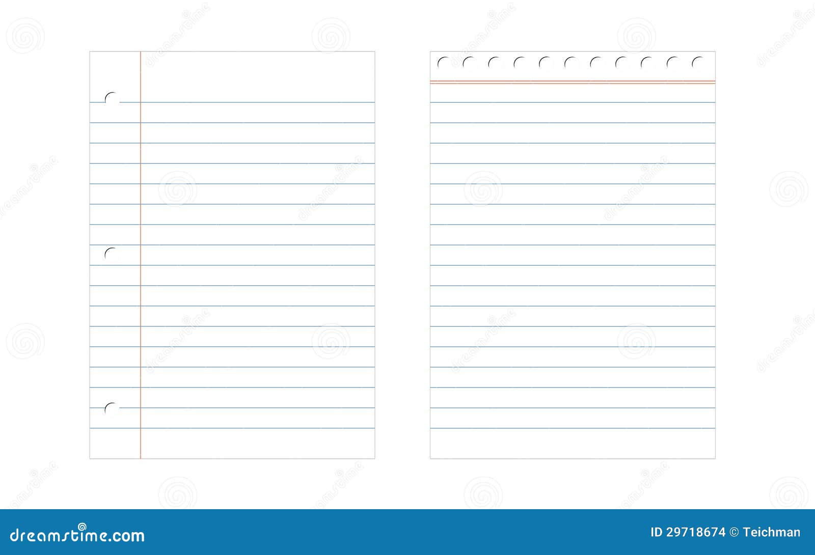 Lined Paper Vector