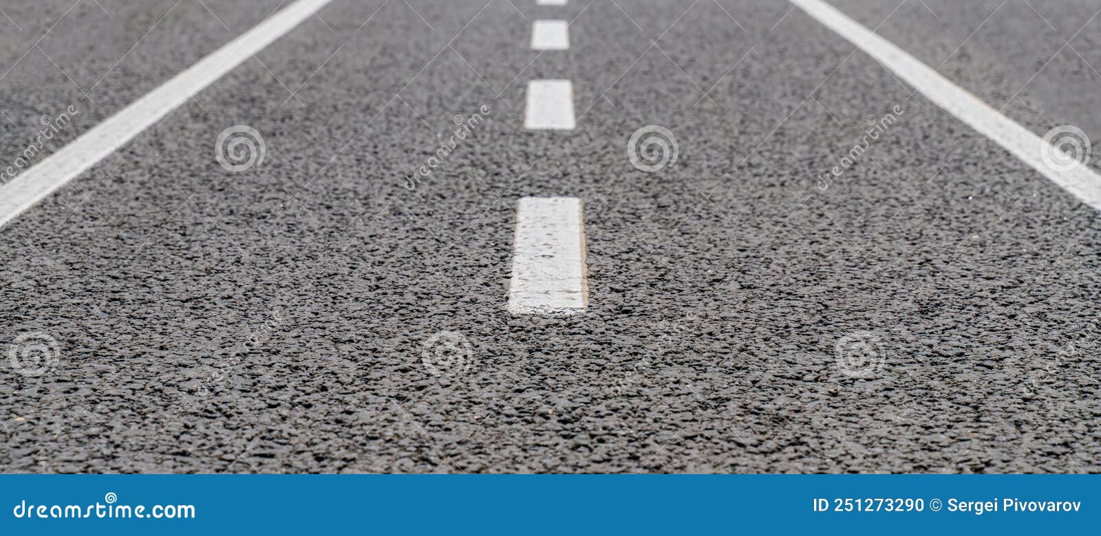 White Lines on the Asphalt Close-up, Road Markings Direction of ...