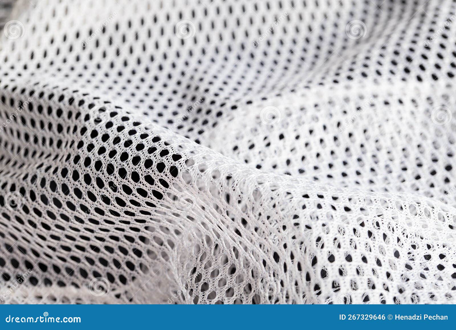 White Lining in Clothes in a Hole, Macro. Textured Stock Photo - Image ...