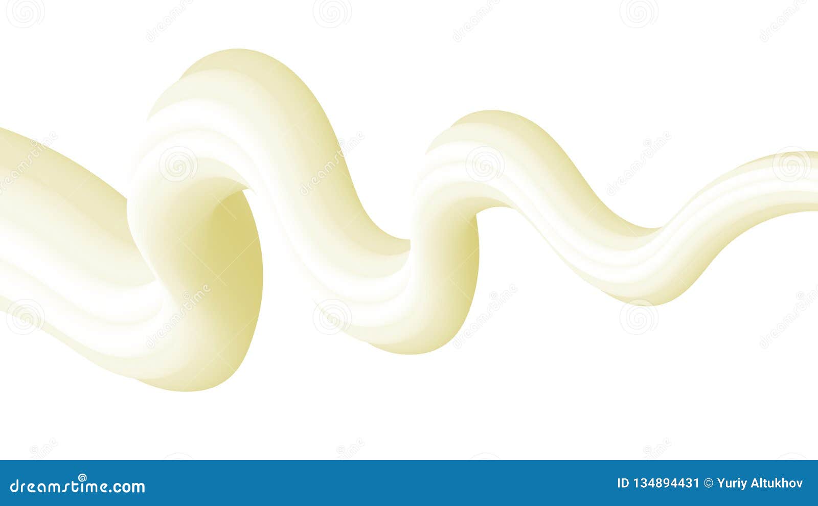 White Liquid. Abstract Wave Stock Vector - Illustration of abstract ...