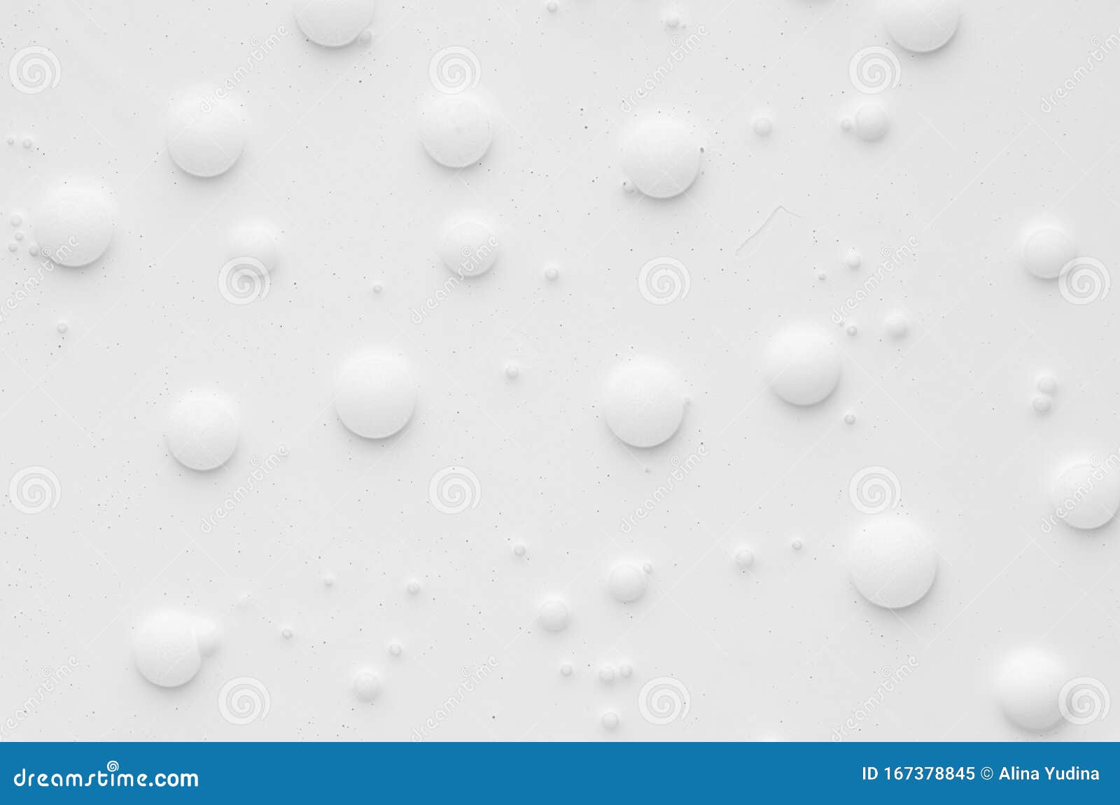 White Liquid Paint Texture with Random Bubbles and Stains As Modern ...