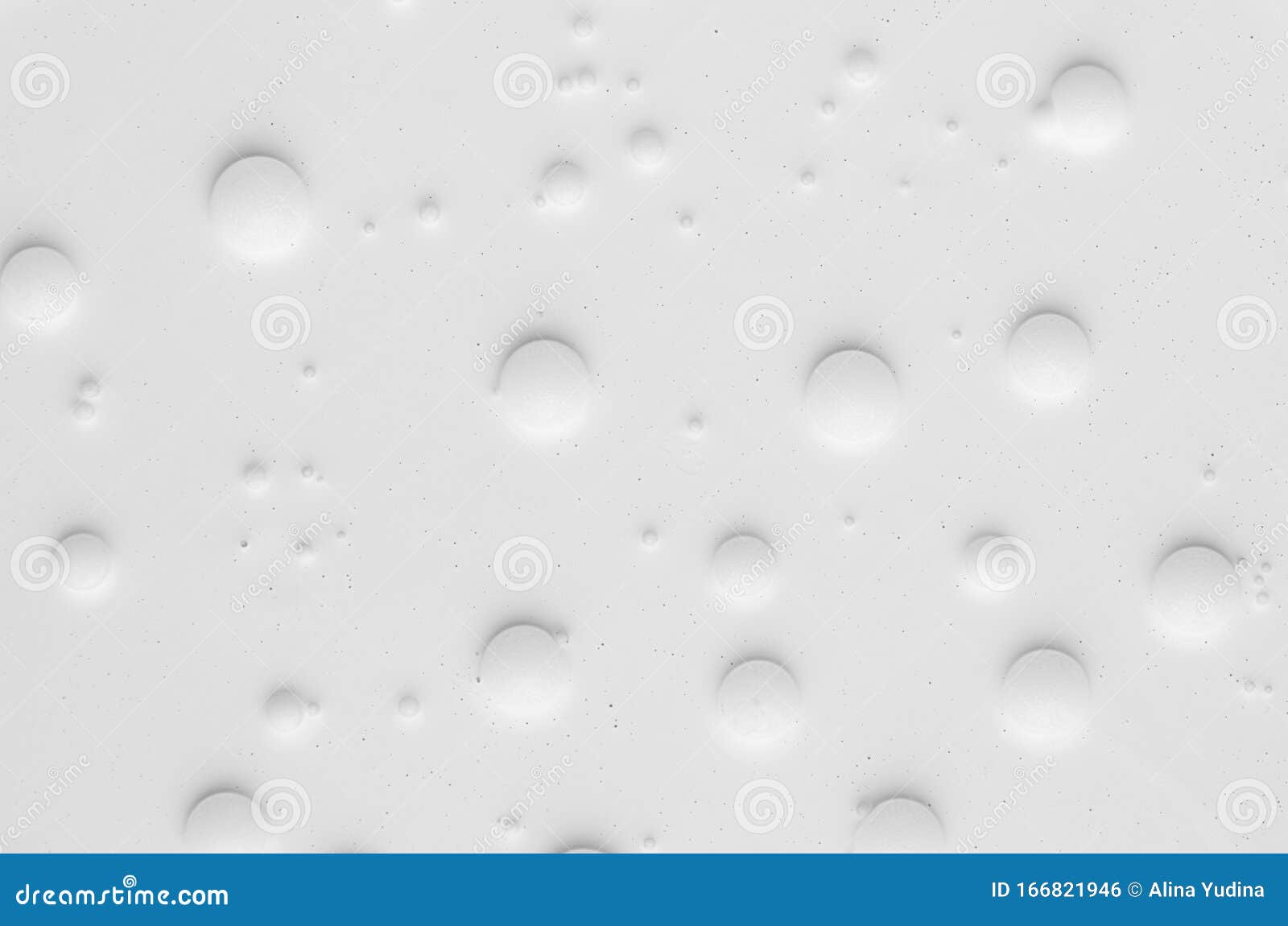 White Liquid Paint Texture with Round Bubbles Different Sizes As Simple ...