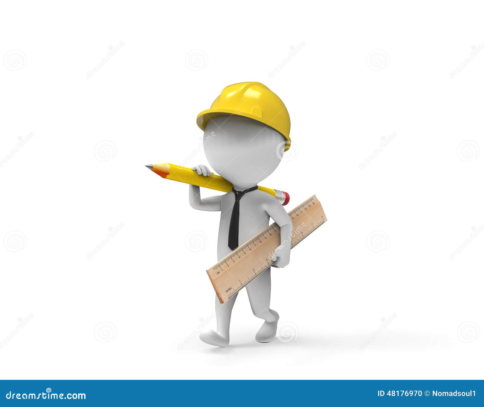 White Little Man In A Framework Royalty-Free Stock Photography ...