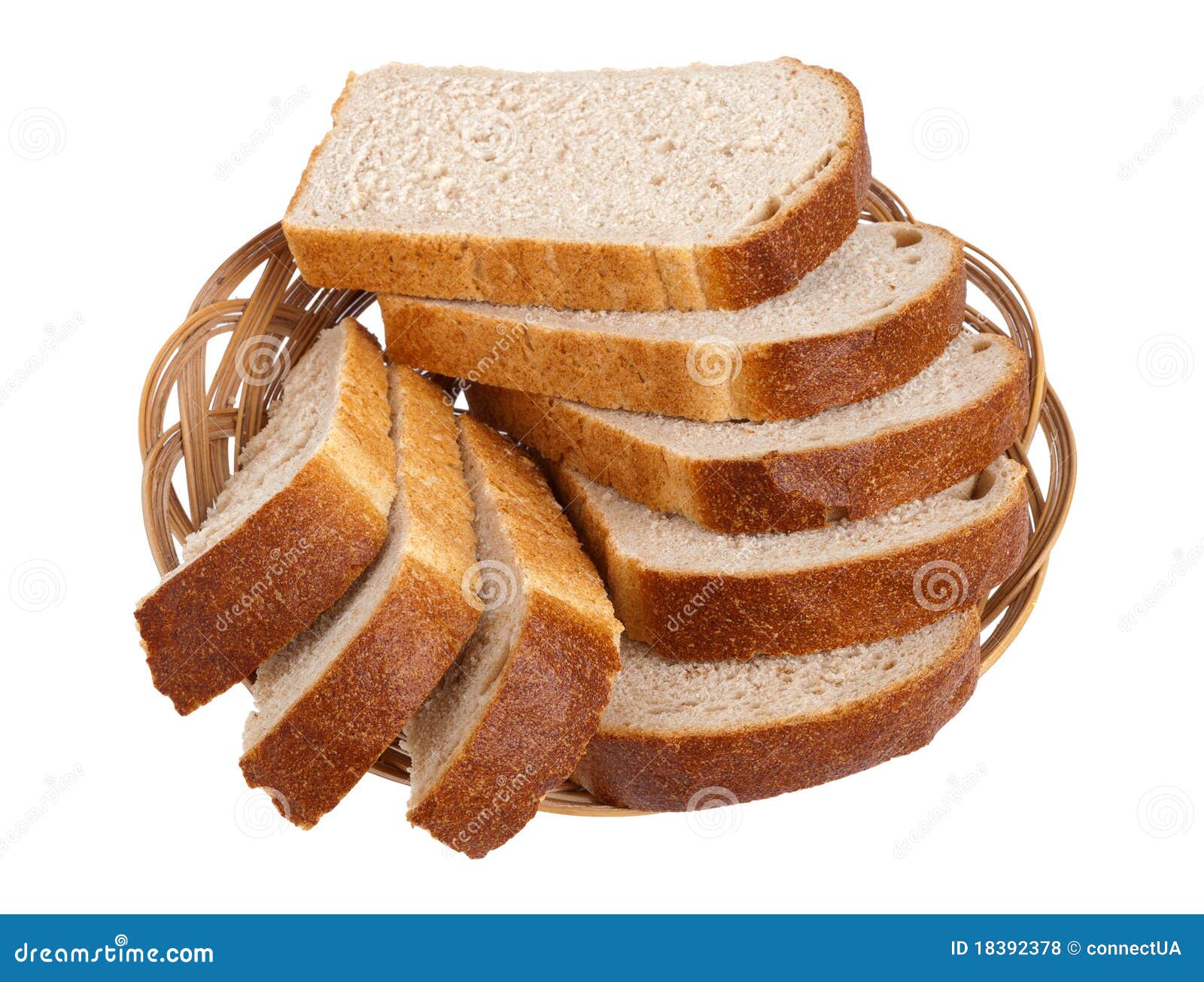 White loaf slices stock photo. Image of wheat, yellow - 18392378