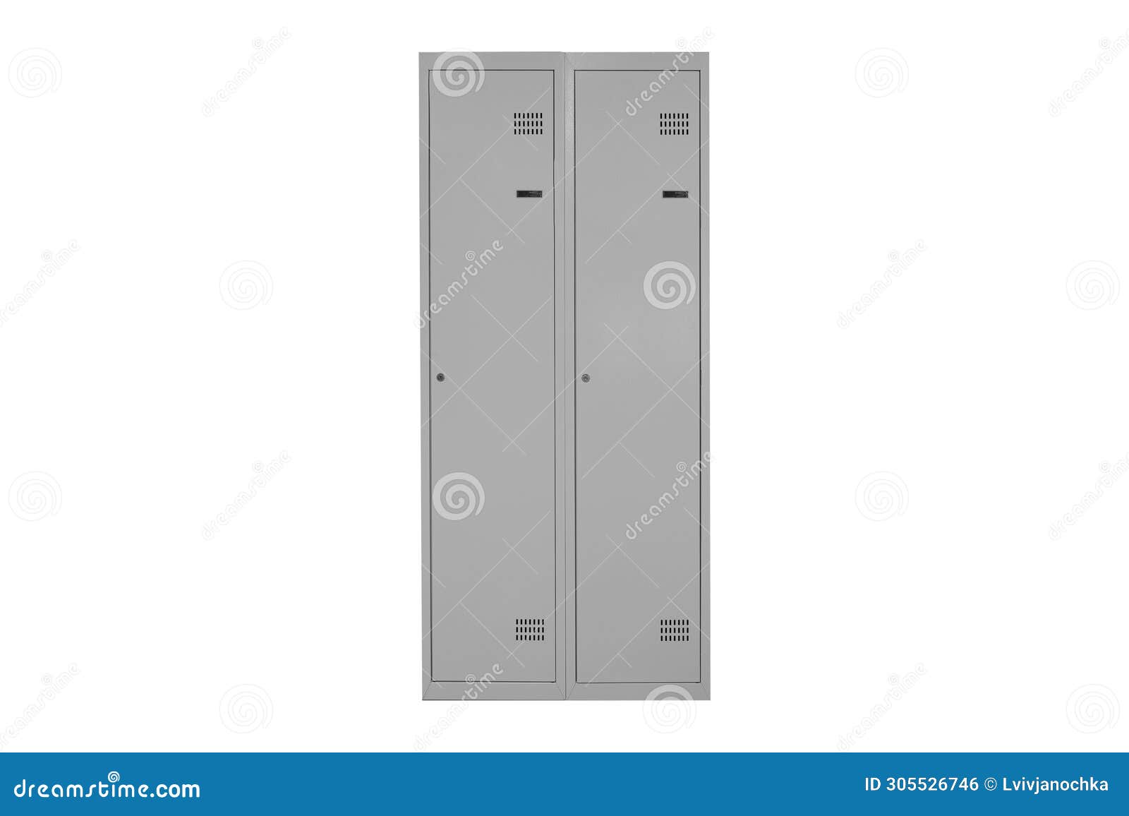 White Lockers for Locker Room. Change Room Metal Box Stock Photo ...