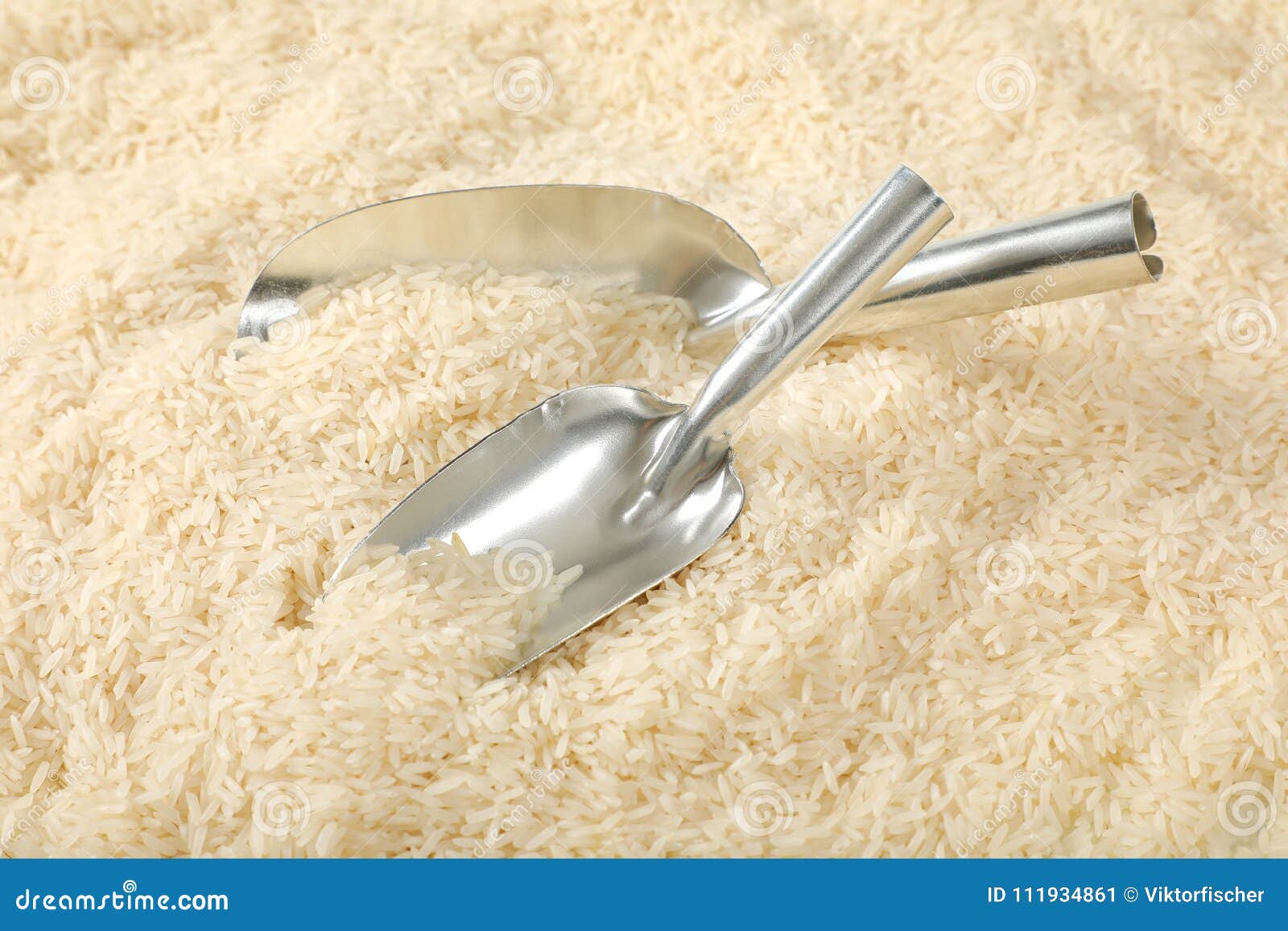 White long grained rice stock image. Image of natural - 111934861