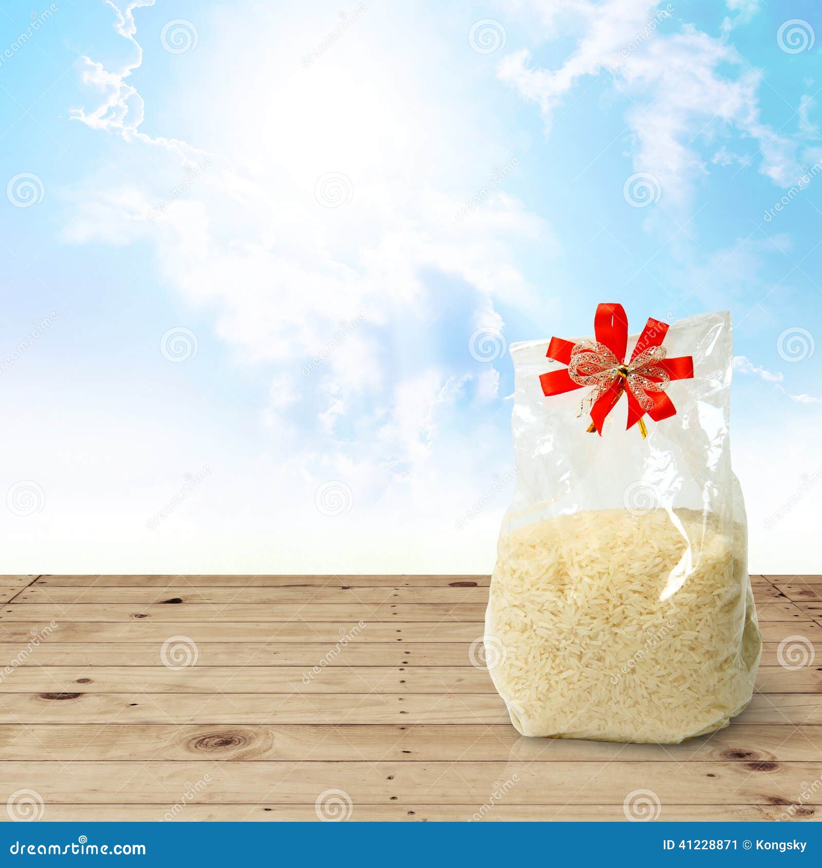 White Long Rice in Package Plastic Bag Stock Image - Image of asian ...