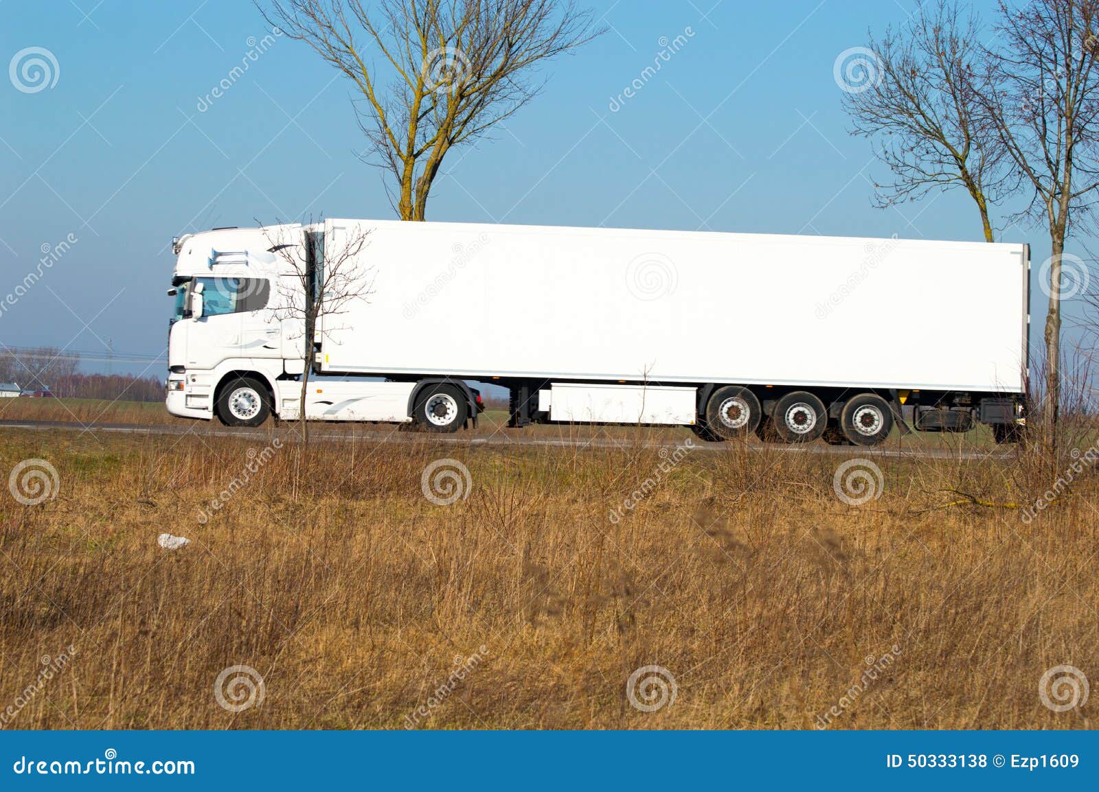 White lorry stock photo. Image of speeding, dangerous - 50333138