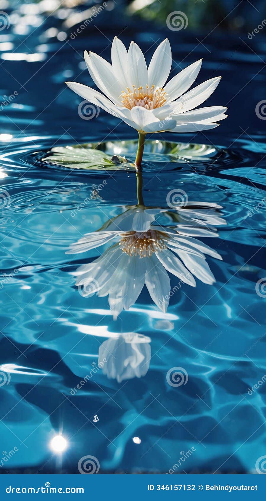 A Symmetrical Reflection Of A Bridge Spanning Across A Peaceful Canal ...