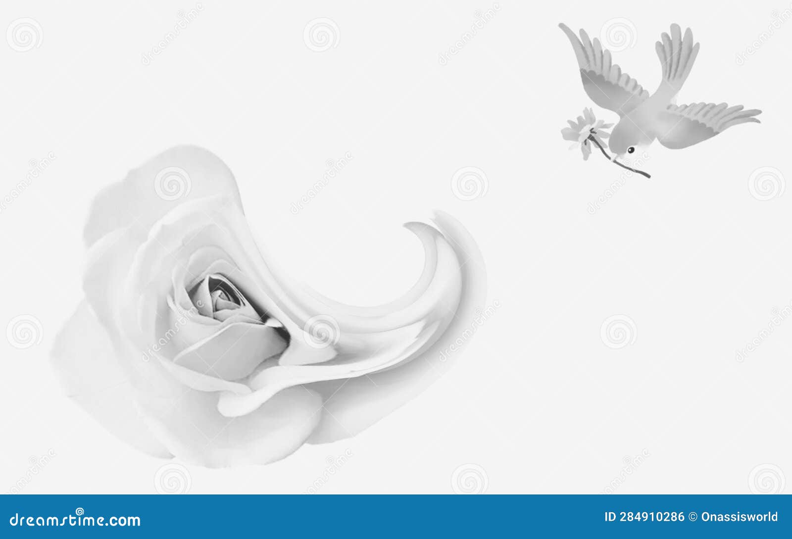White Love Abstract Background Illustration Header Template Stock ...