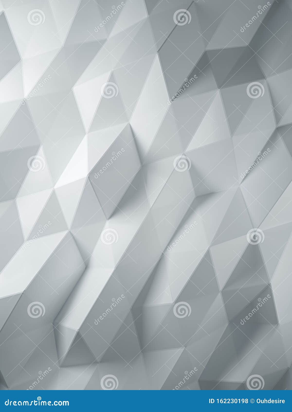 White Low Poly Abstract Background. Stock Illustration - Illustration ...