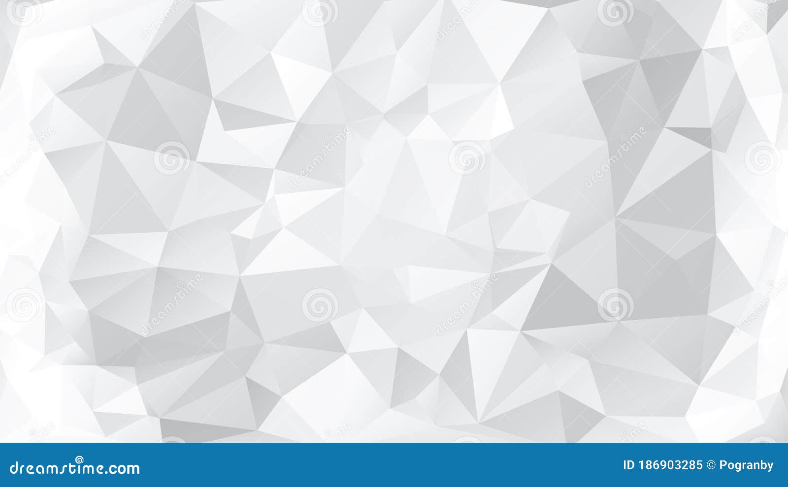 White Low Poly Background. Gray Polygon Backdrop. Triangle Vector ...