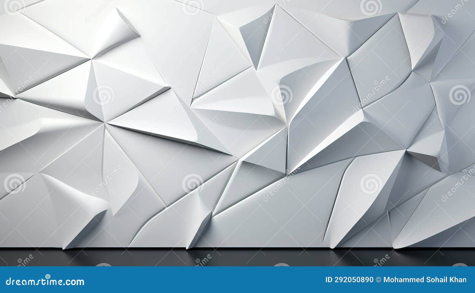 White Low Poly Background Texture Abstract Art Stock Illustration ...