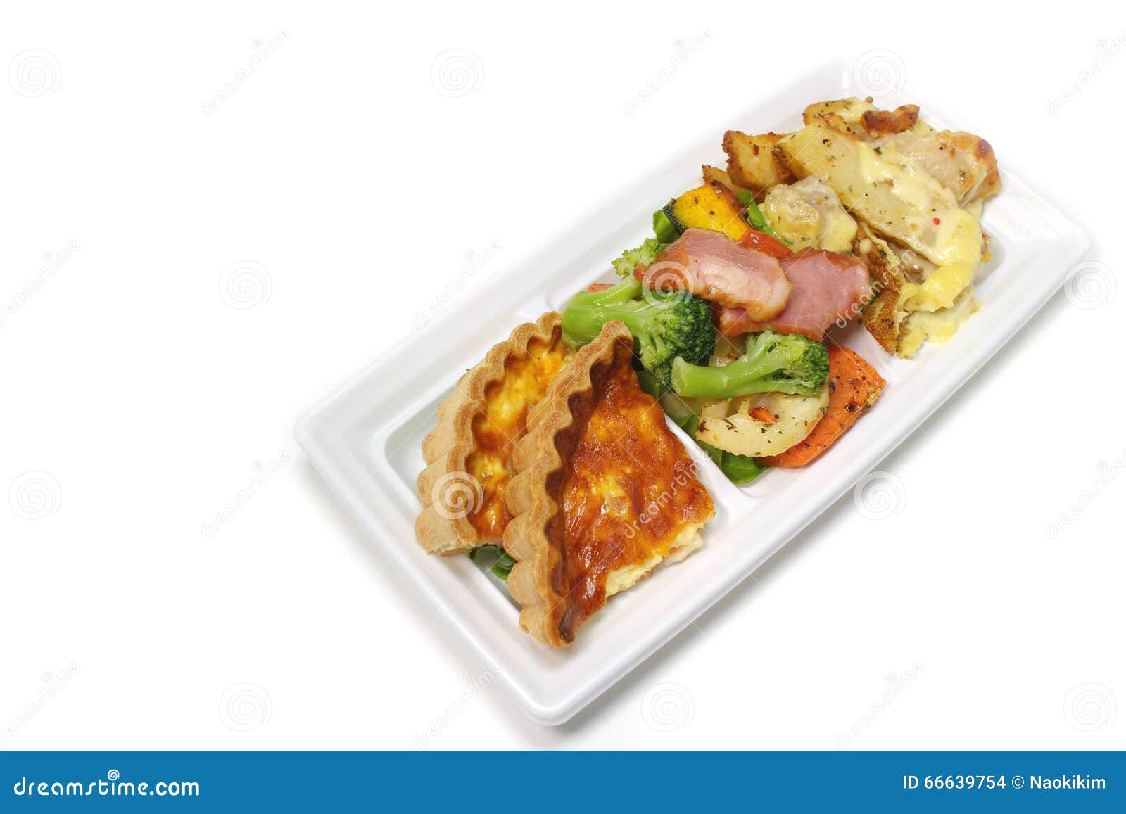 White Lunch Plate Assortment Close Up #2 Stock Photo - Image of fried ...