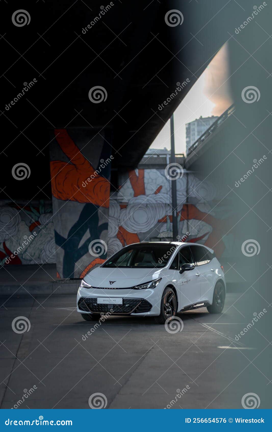 White Luxury Car on the Road Editorial Photo - Image of auto ...