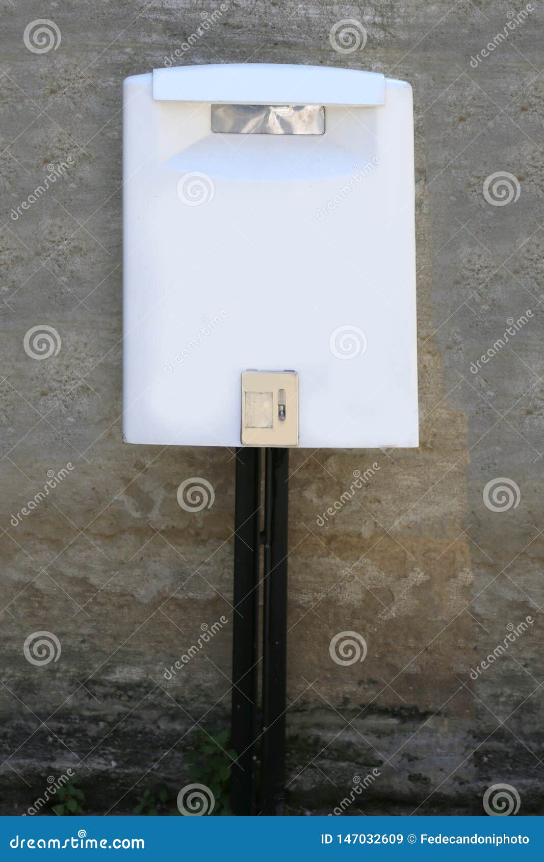 White Mailbox of a Postal Service Stock Image - Image of service, items ...