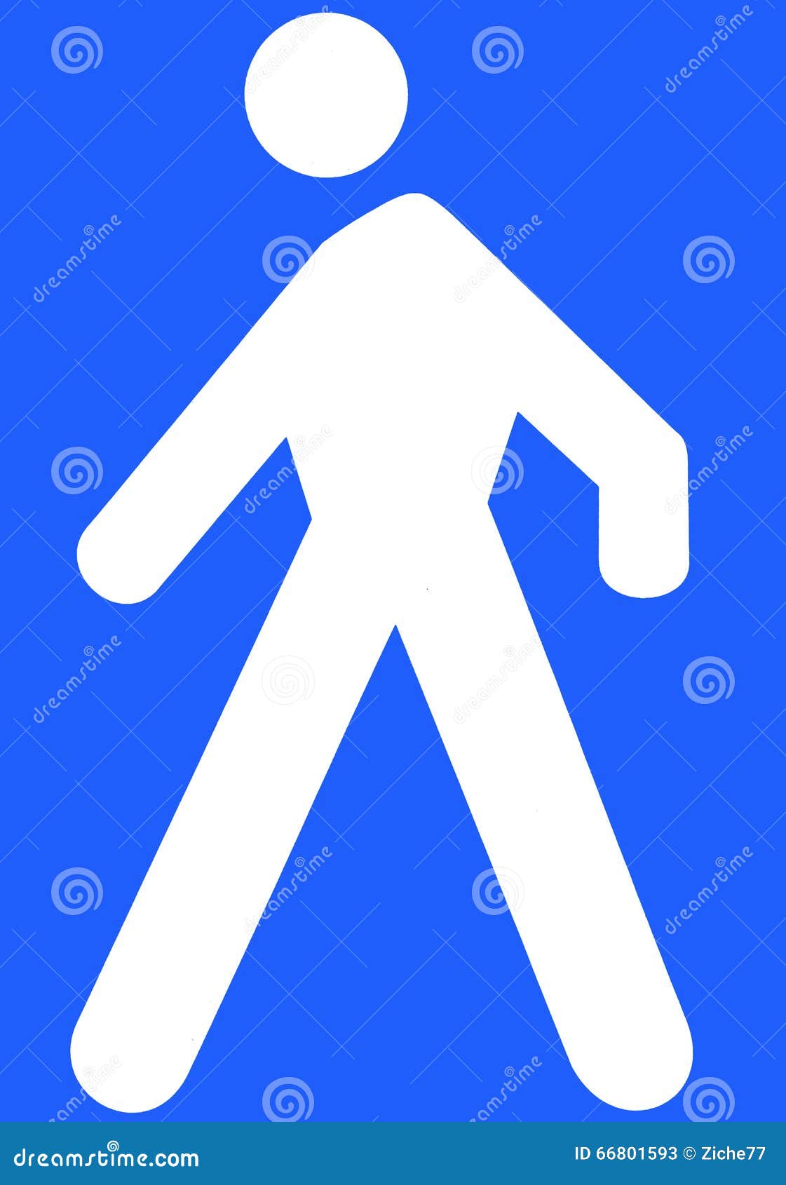 White Man Walking on a Light Blue Background Stock Image - Image of ...