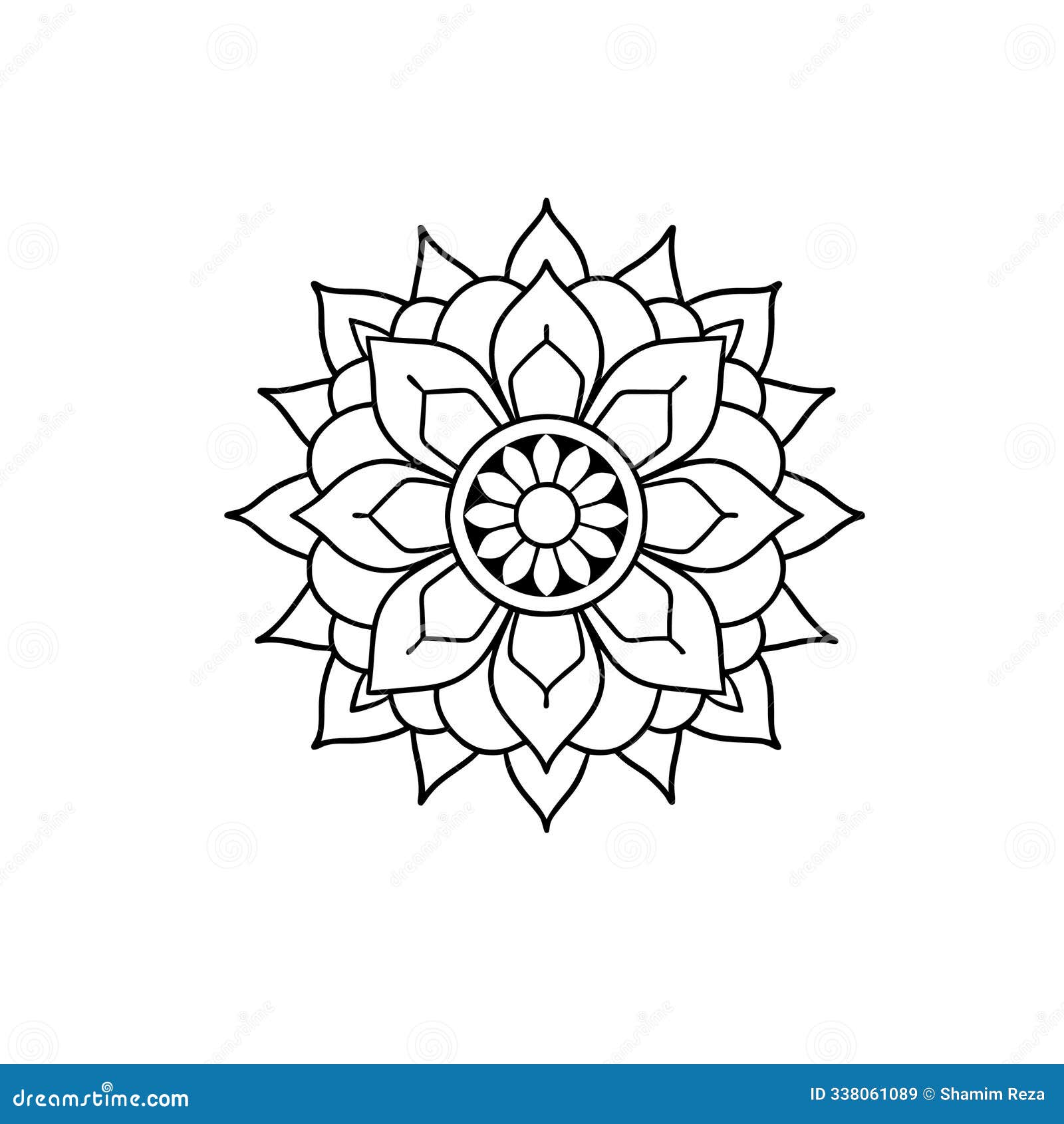 White Mandala, Simple Mandala Coloring Pages - Coloring Book Mandala ...
