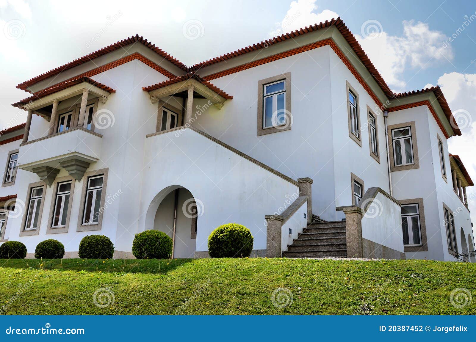 White mansion stock photo. Image of traditional, house - 20387452
