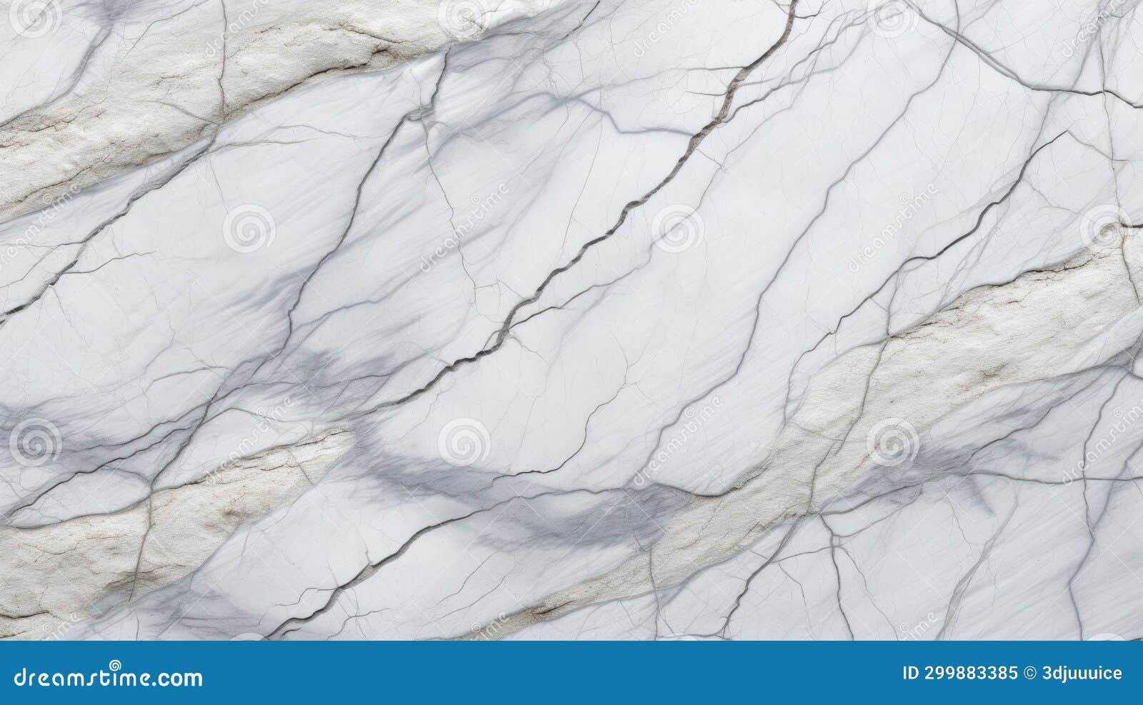 White Marble with Bark Horizontal Background. Stock Illustration ...