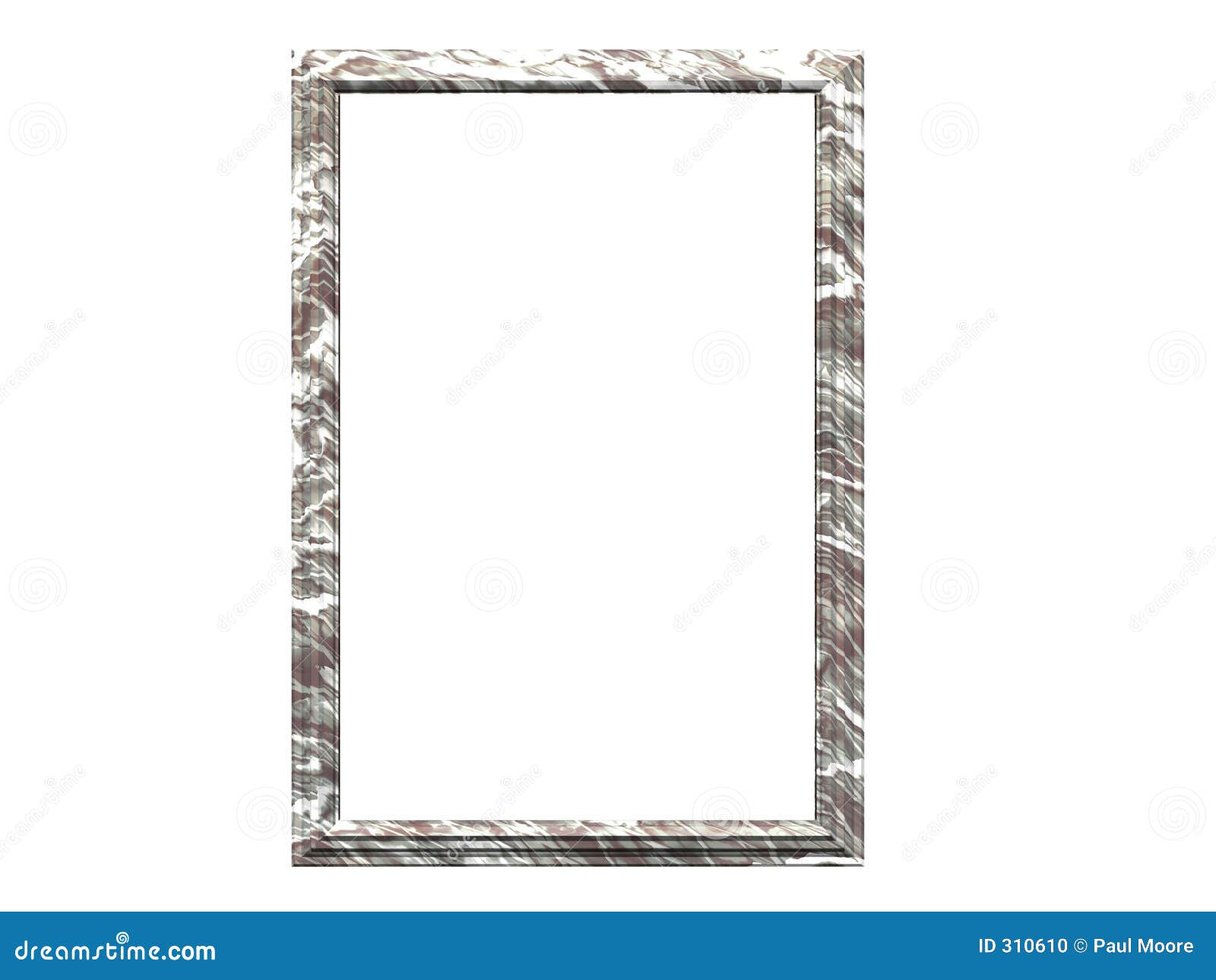 White Marble Frame stock illustration. Illustration of marble - 310610