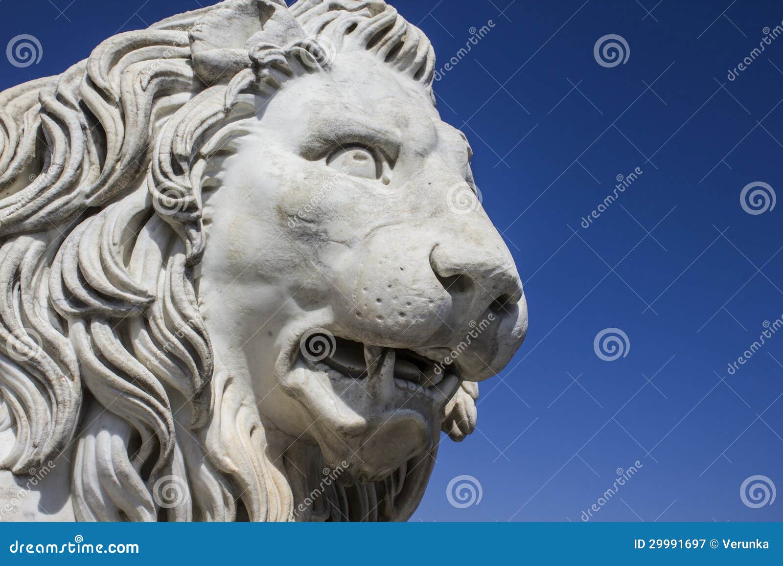 Marble lion stock image. Image of garden, palace, ukraine - 29991697
