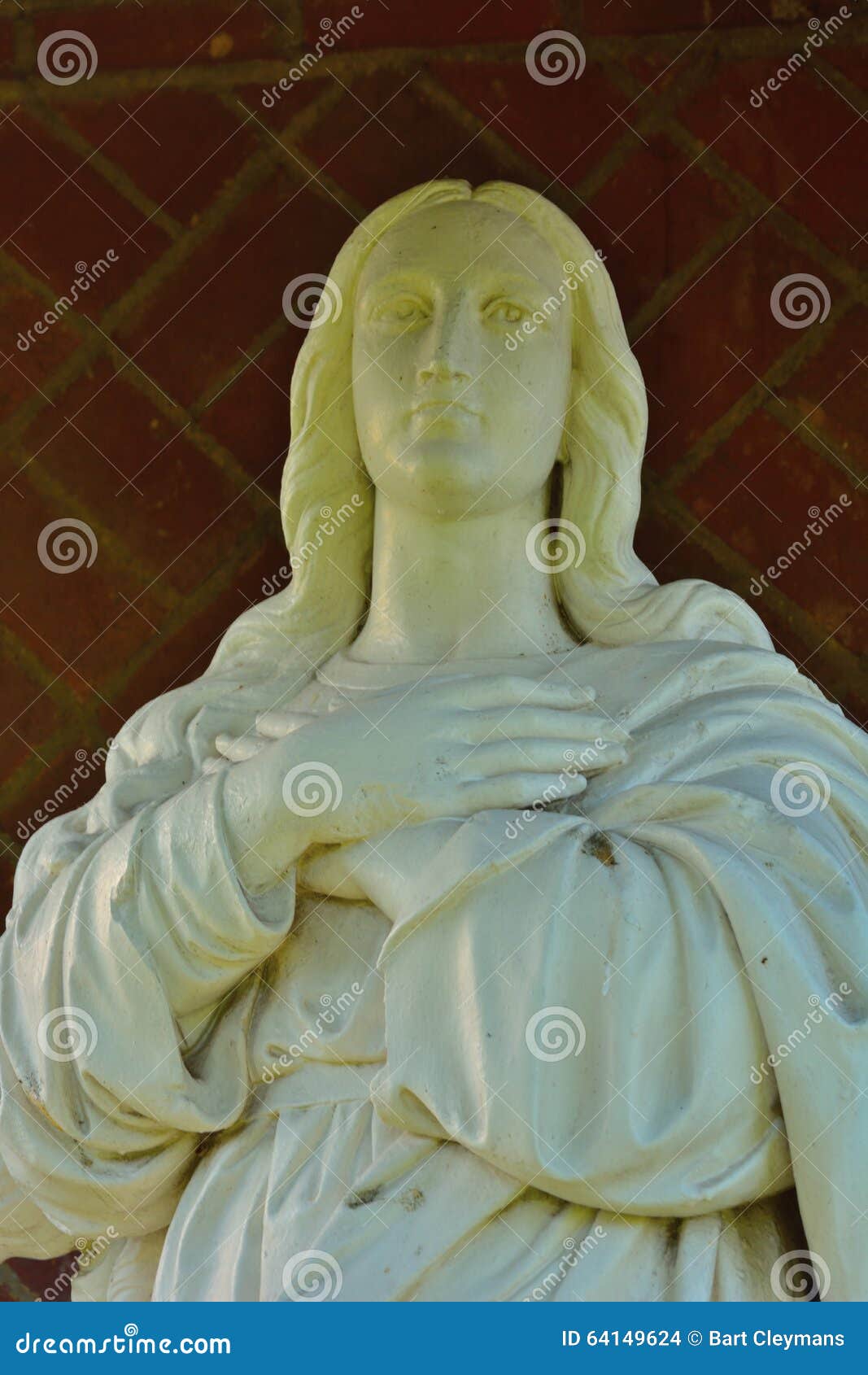 White marble Maria statue stock photo. Image of culture - 64149624