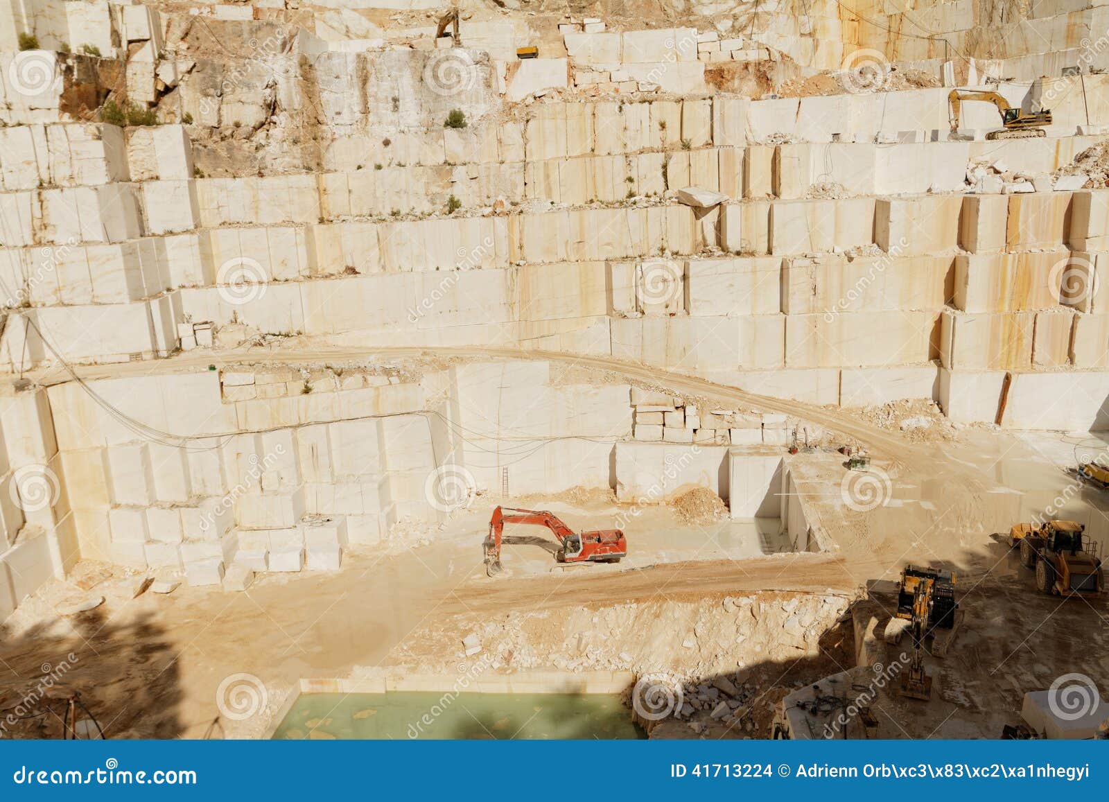 White marble quarry stock photo. Image of greece, mining - 41713224