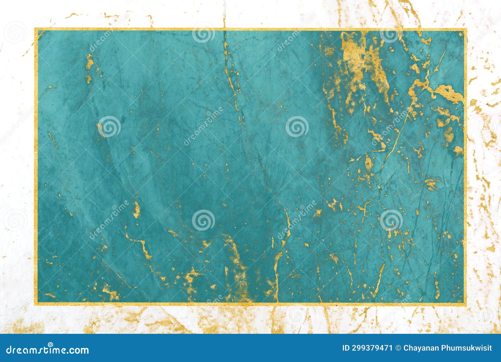 White Marble Rectangle Outside Ocean Marble Rectangle Inside with ...