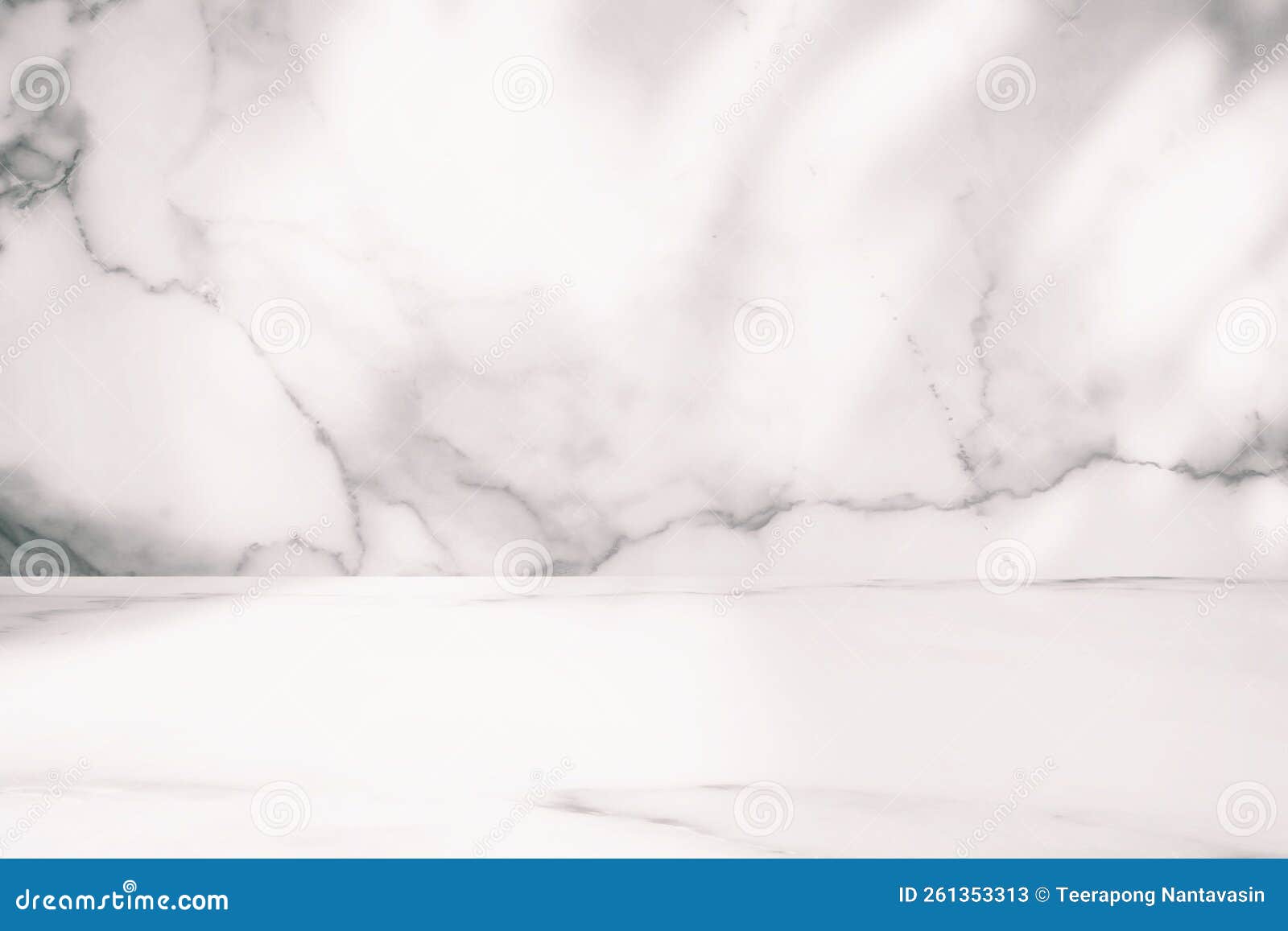 White Marble Room with Natural Light Beam and Shadow. Stock Image ...