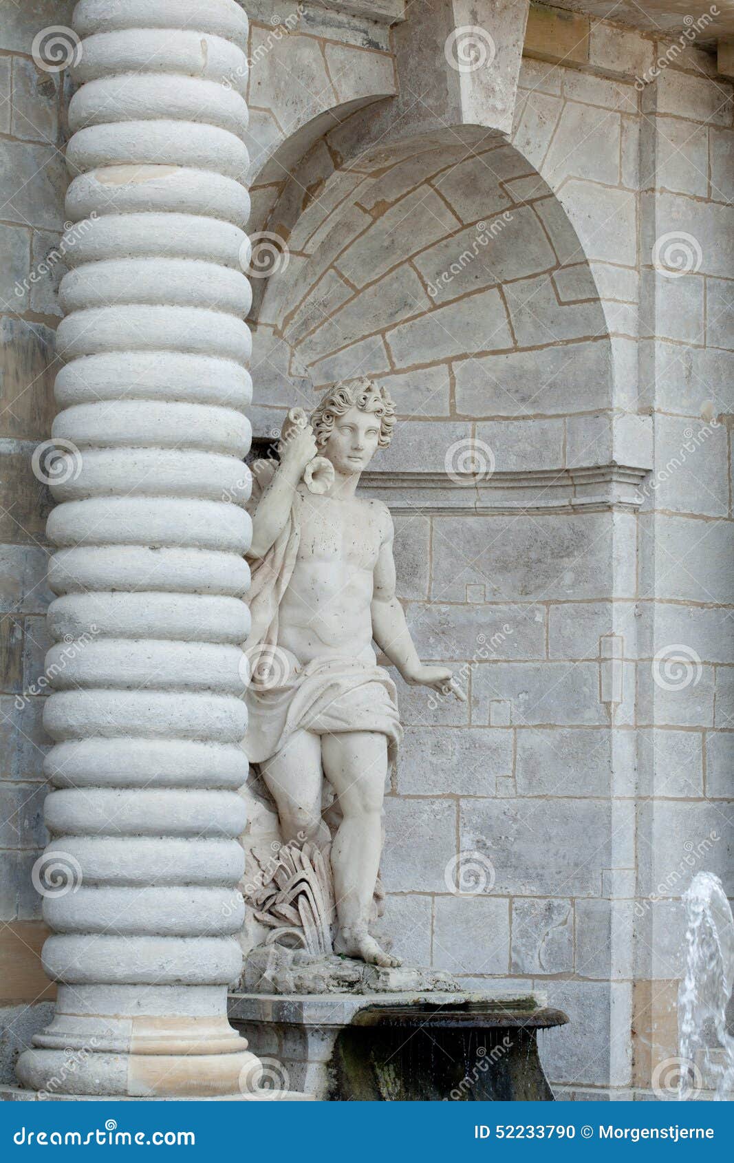 White Marble Statue of Men in Park Stock Photo - Image of concepts ...