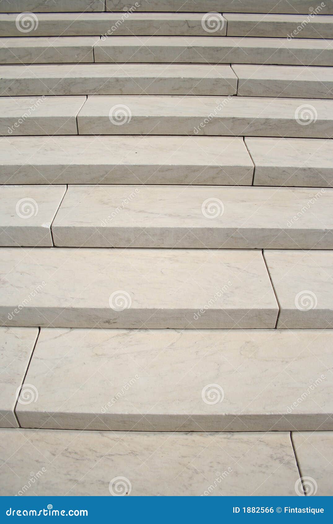 Marble Steps And Stainless Steel Stair Rails Stock Photo ...