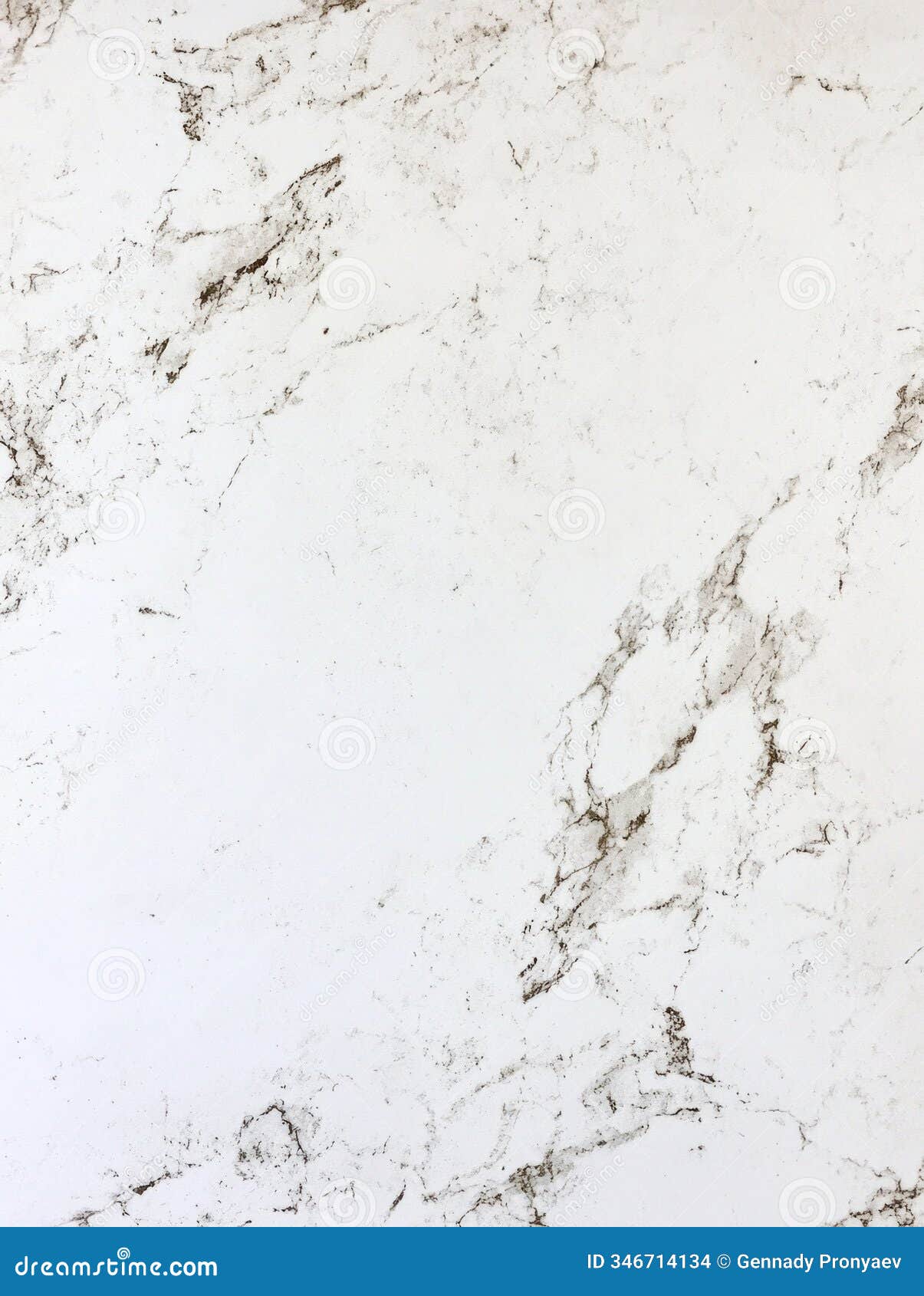 White Marble Texture with Natural Veining Patterns in Stone Surface ...
