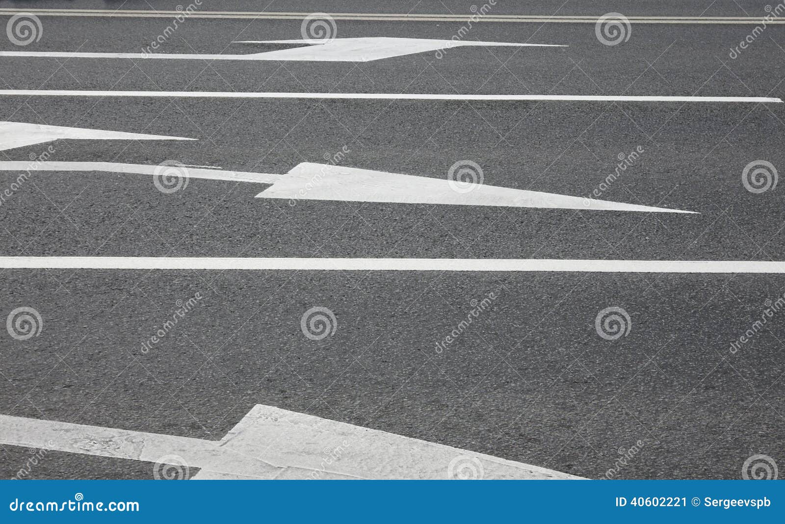 White markings stock image. Image of lane, urban, transportation - 40602221
