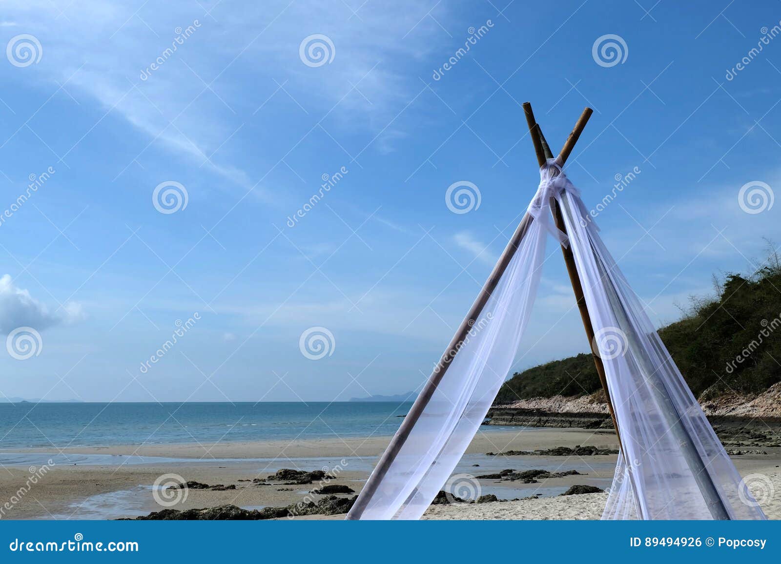 White marquee stock photo. Image of white, sand, luxury - 89494926