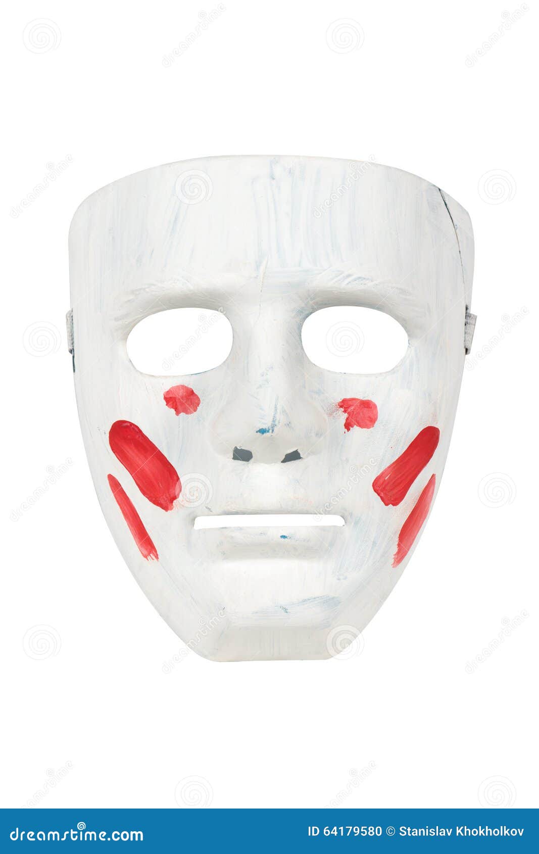 White Mask Isolated on White Stock Photo - Image of white, mardi: 64179580