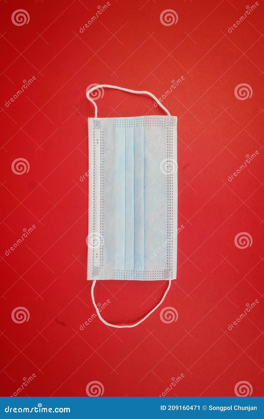 White mask on red area editorial photo. Image of isolation - 209160471