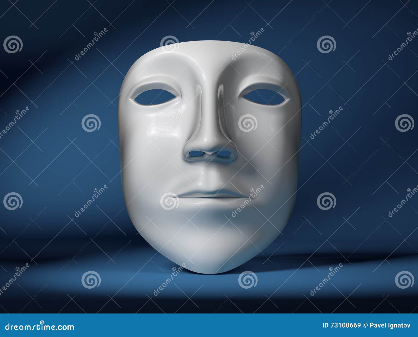 White Mask MIME On The Stand.The Prize For Best Drama.Movie Awards ...