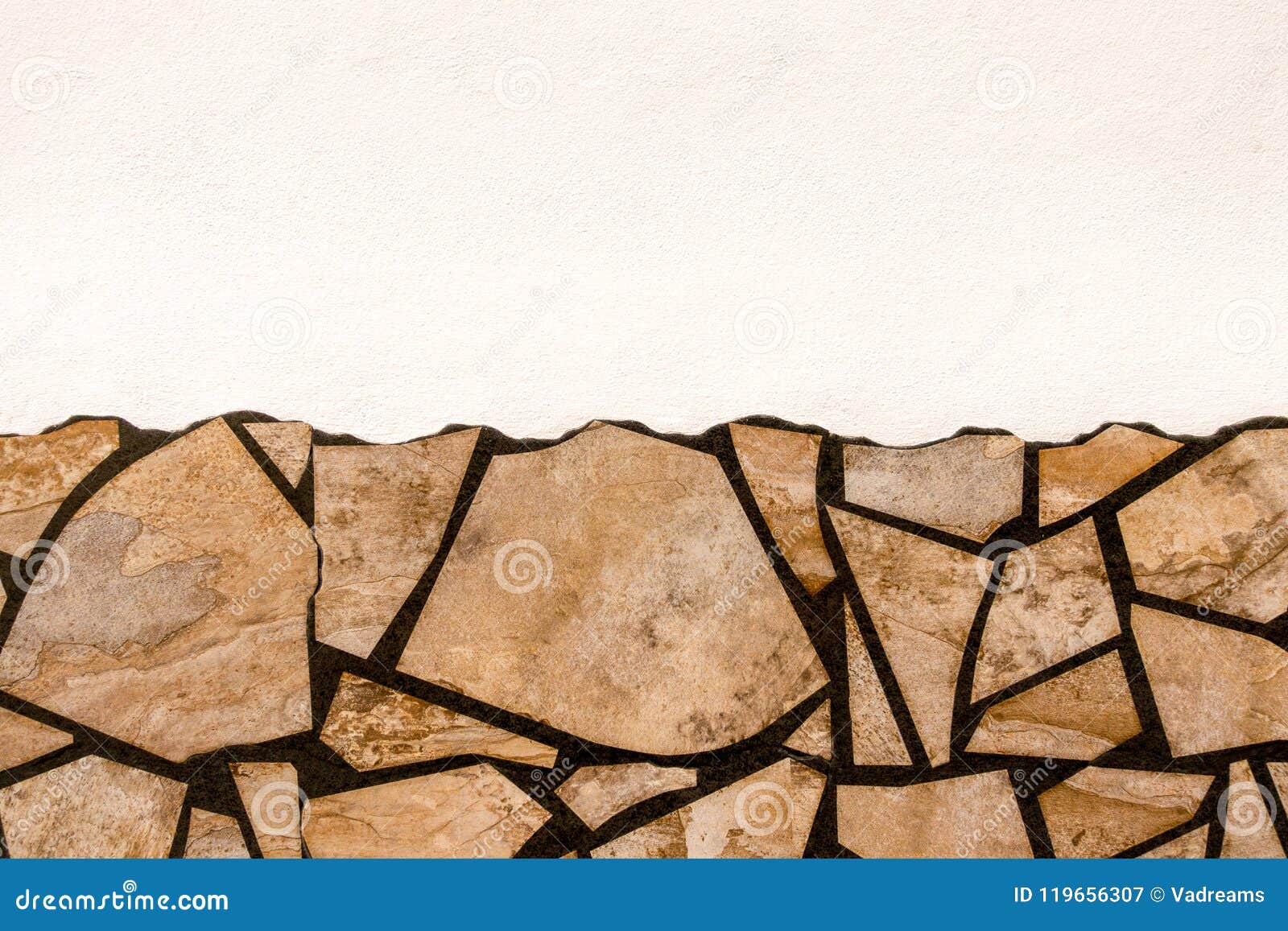 White and Masonry Wall of Stones with Irregular Pattern Texture ...
