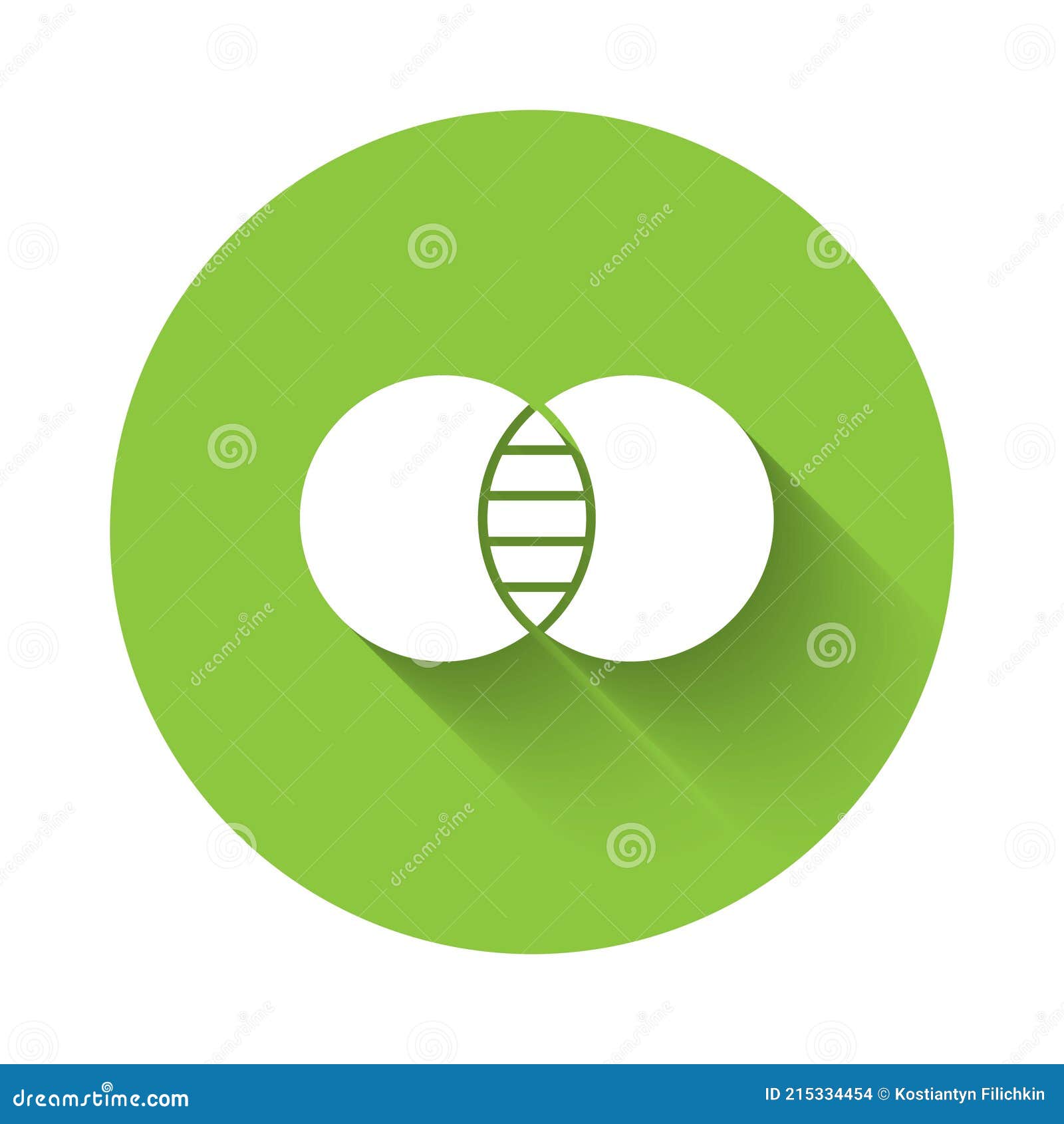 White Mathematics Sets a and B Icon Isolated with Long Shadow ...