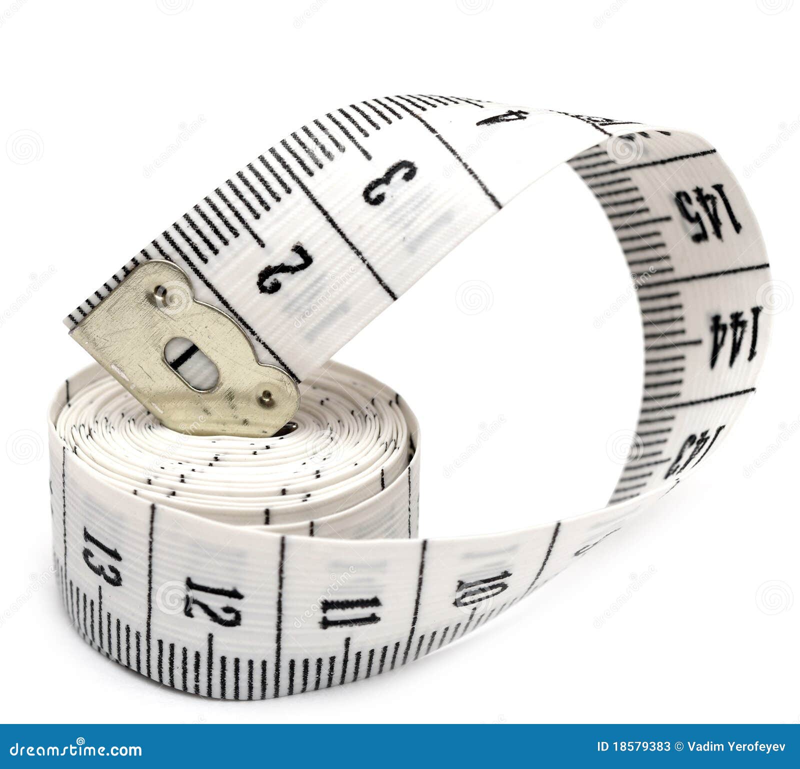 White measuring tape stock image. Image of background - 18579383