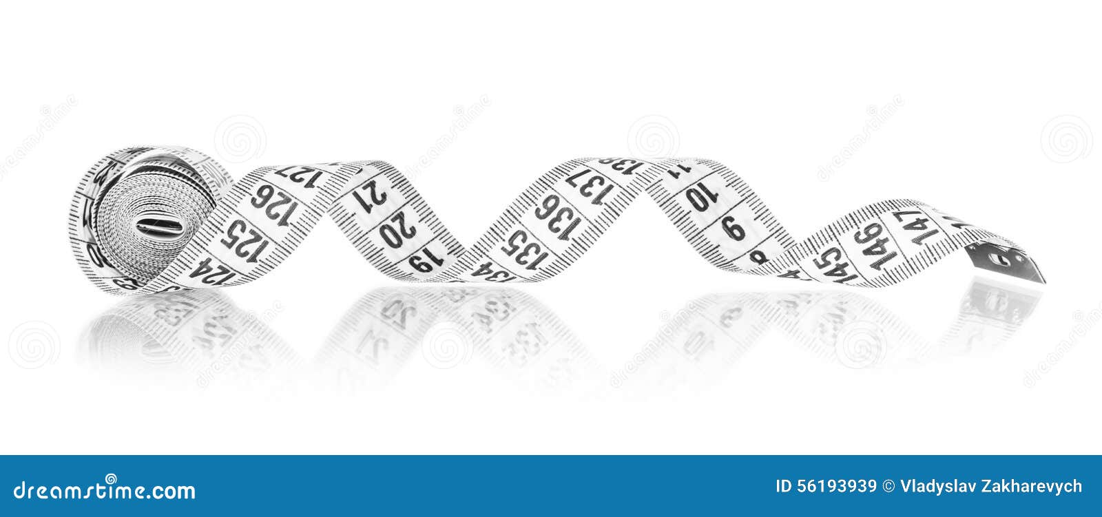 White measuring tape stock image. Image of ruler, length - 56193939
